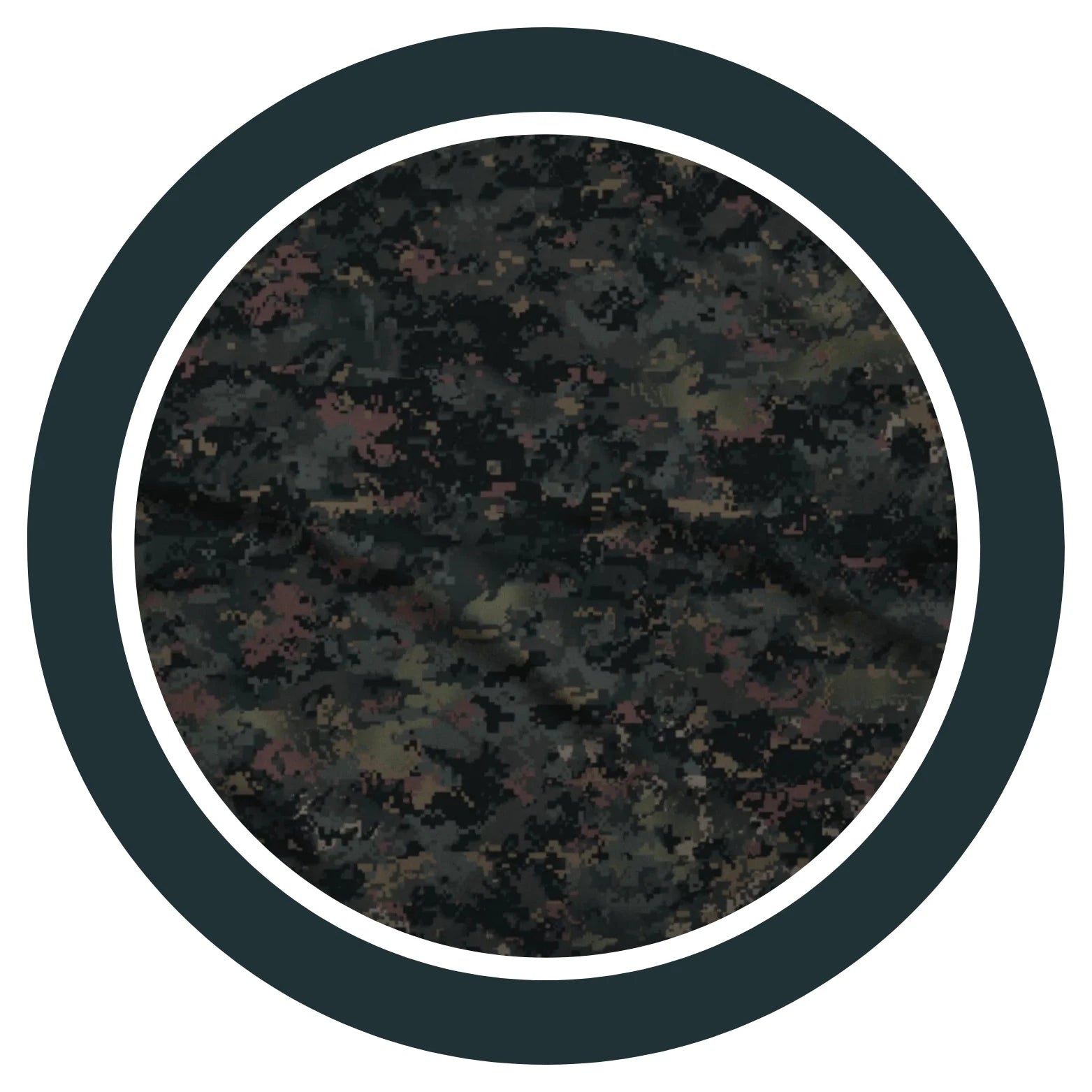 CAMO HQ Digital Black Night Rust CAMO
