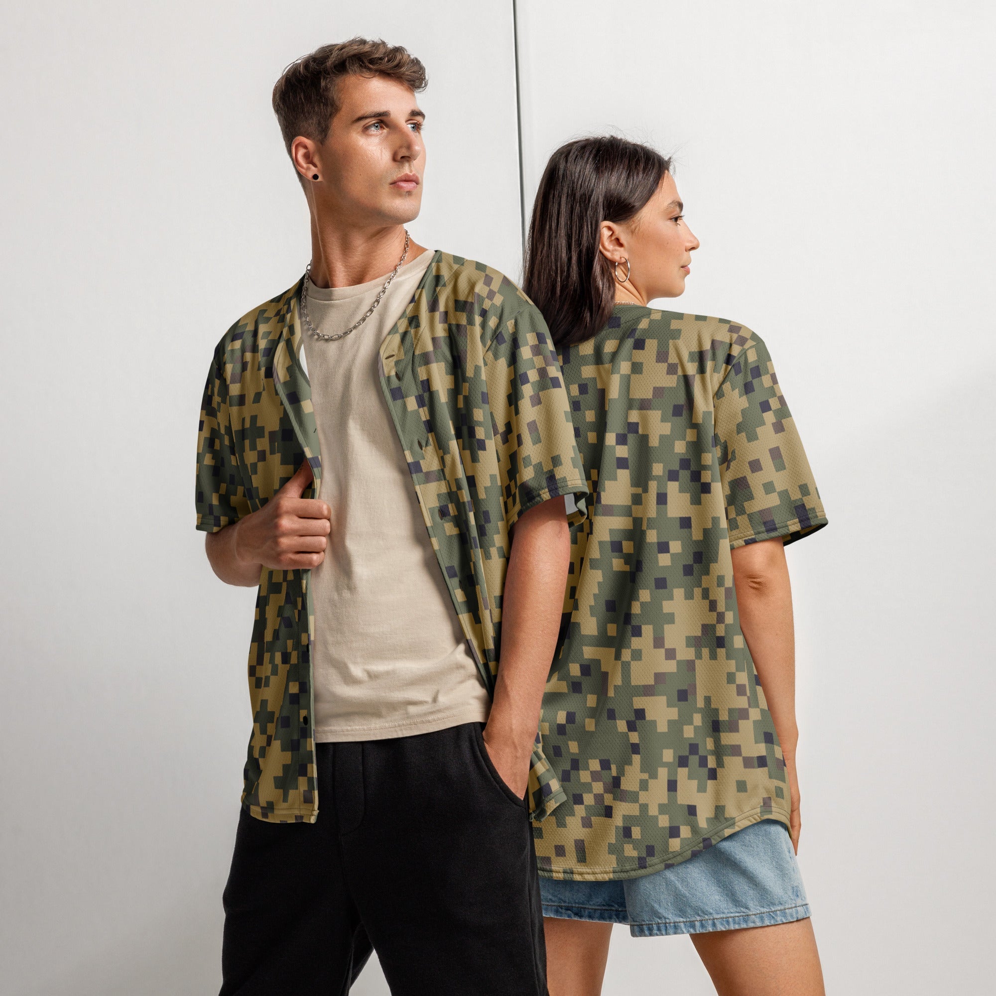 CAMO HQ - American Digital Dual-Tex CAMO Unisex Baseball Jersey ...