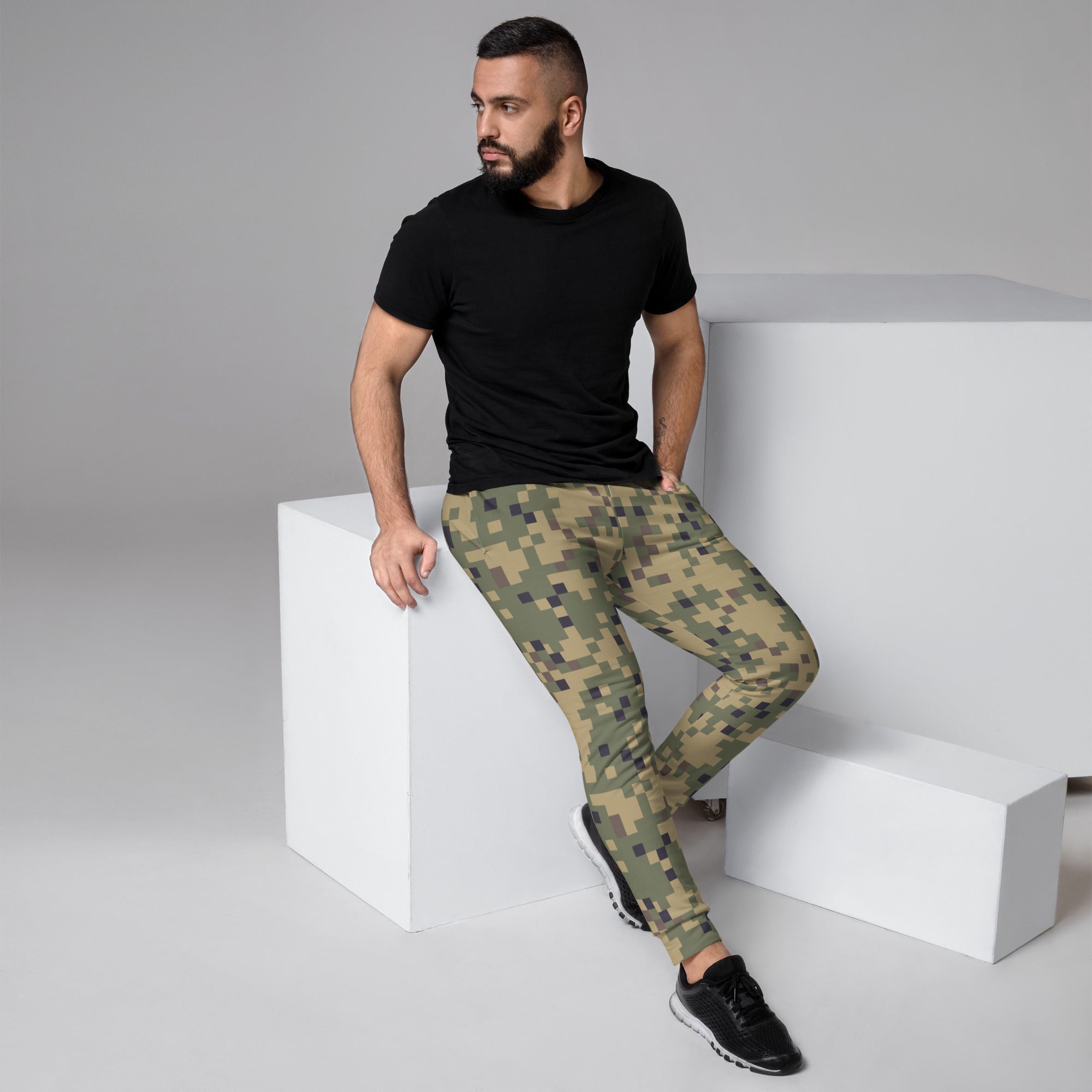 CAMO HQ - American Digital Dual-Tex CAMO Mens Joggers - Worldwide Shipping