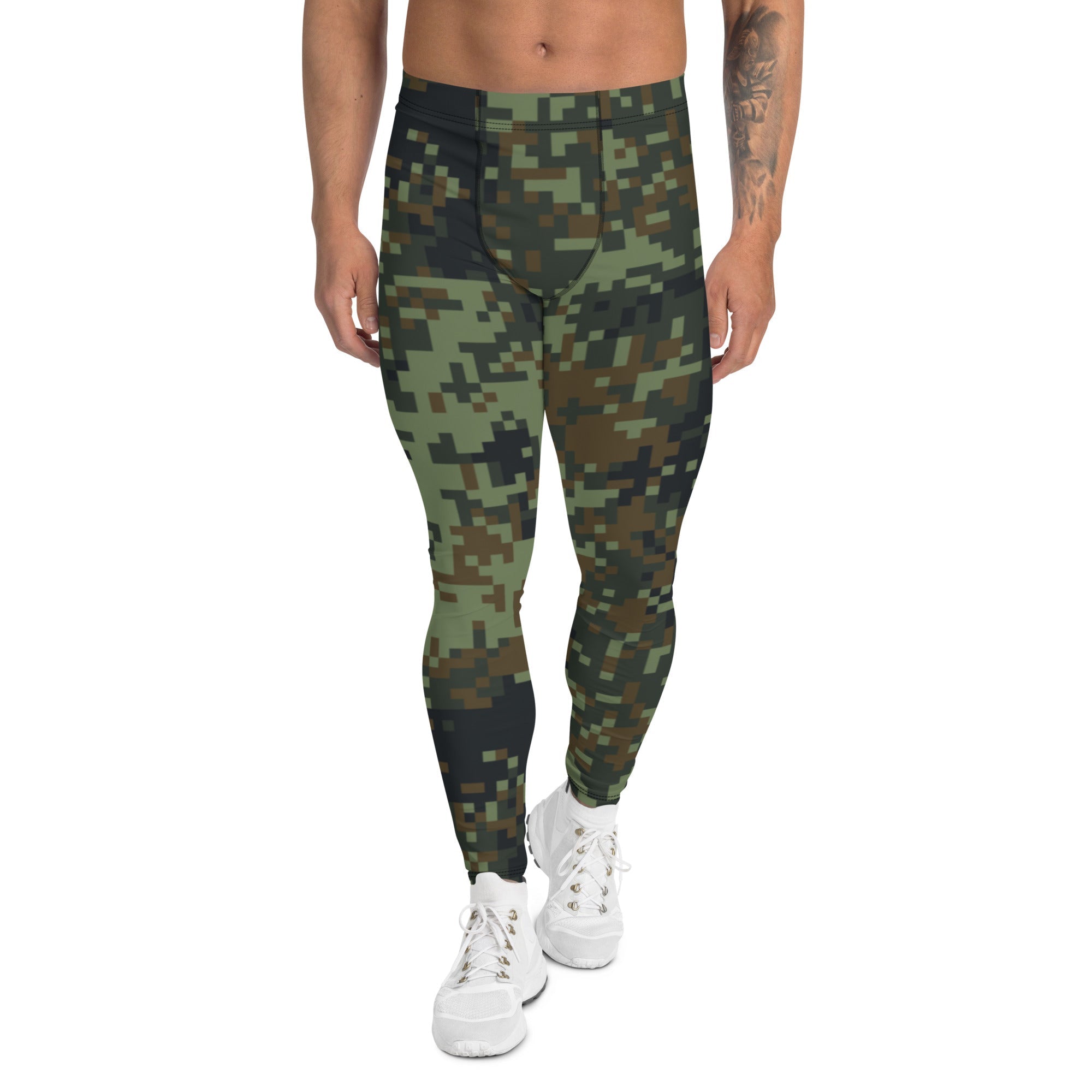 CAMO HQ - American Digital Dual-Tex Woodland CAMO Mens Leggings ...