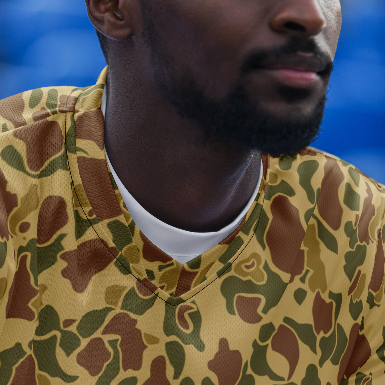 CAMO HQ - American Frog Skin Beach CAMO unisex sports jersey ...