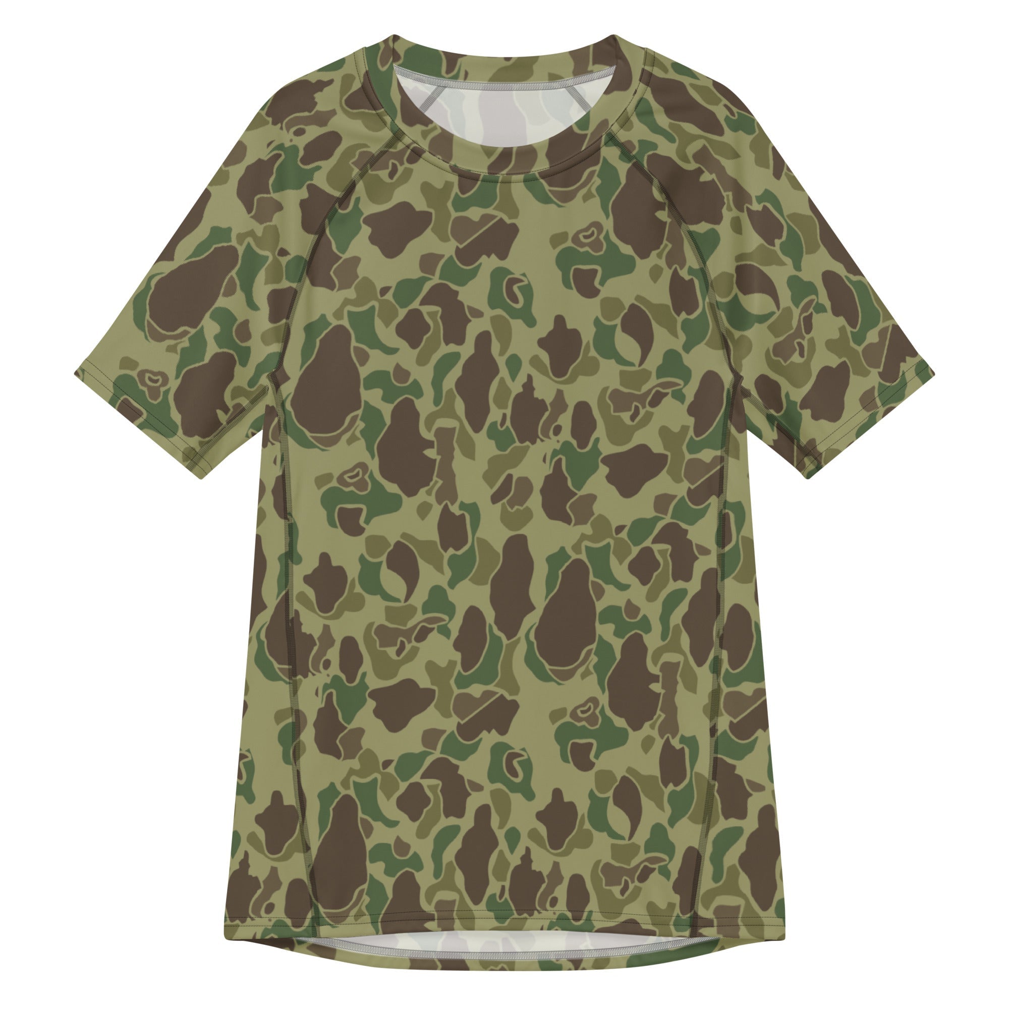 CAMO HQ - American Frog Skin Jungle CAMO Mens Short-Sleeve Rash Guard ...