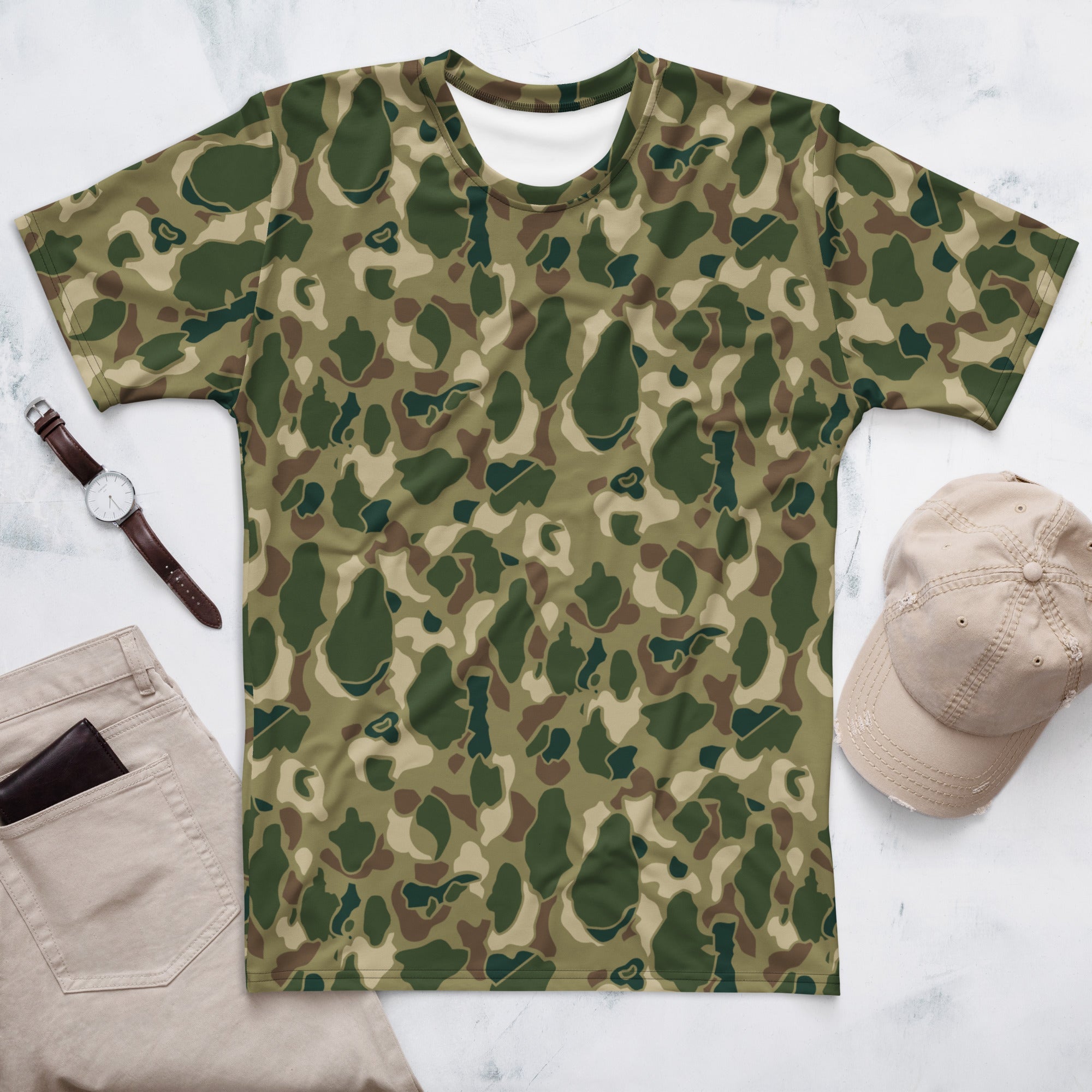 CAMO HQ - American Frog Skin Multi-terrain CAMO Mens T-Shirt ...