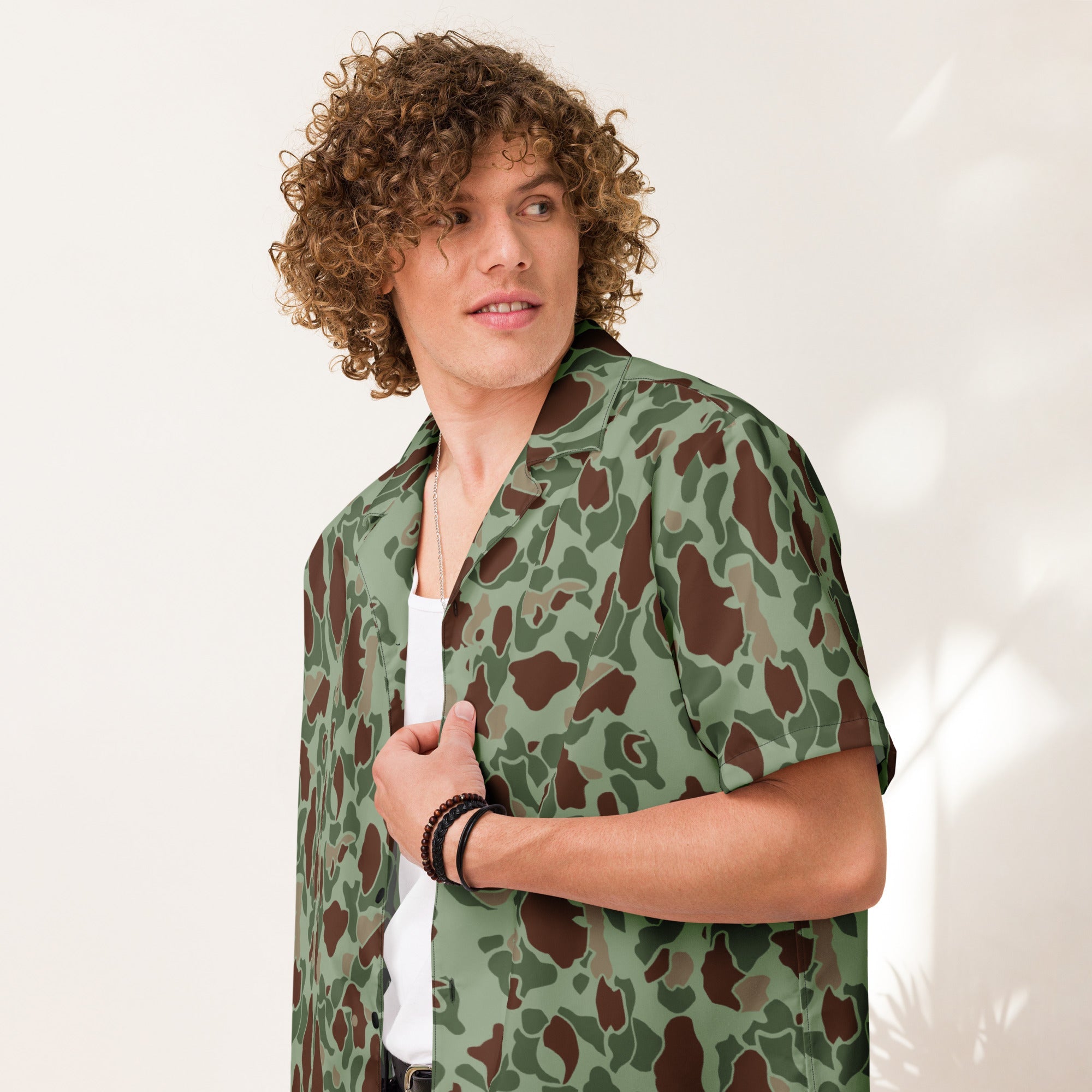 CAMO HQ - American Frog Skin Raider CAMO Unisex Short-Sleeve Button ...