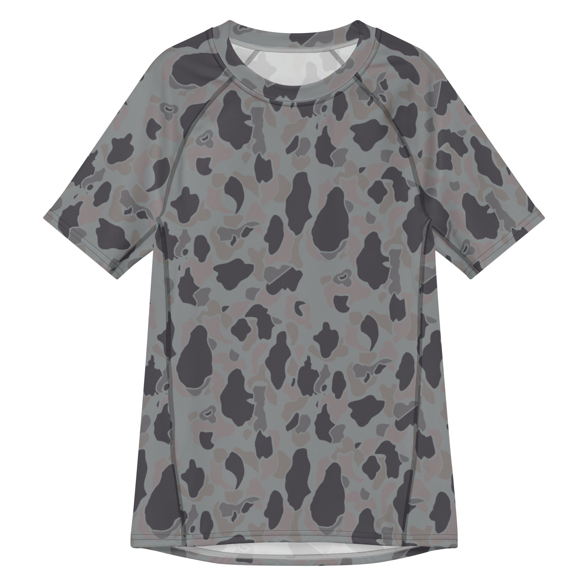 CAMO HQ - American Frog Skin Snow Shadow CAMO Mens Short-Sleeve Rash ...