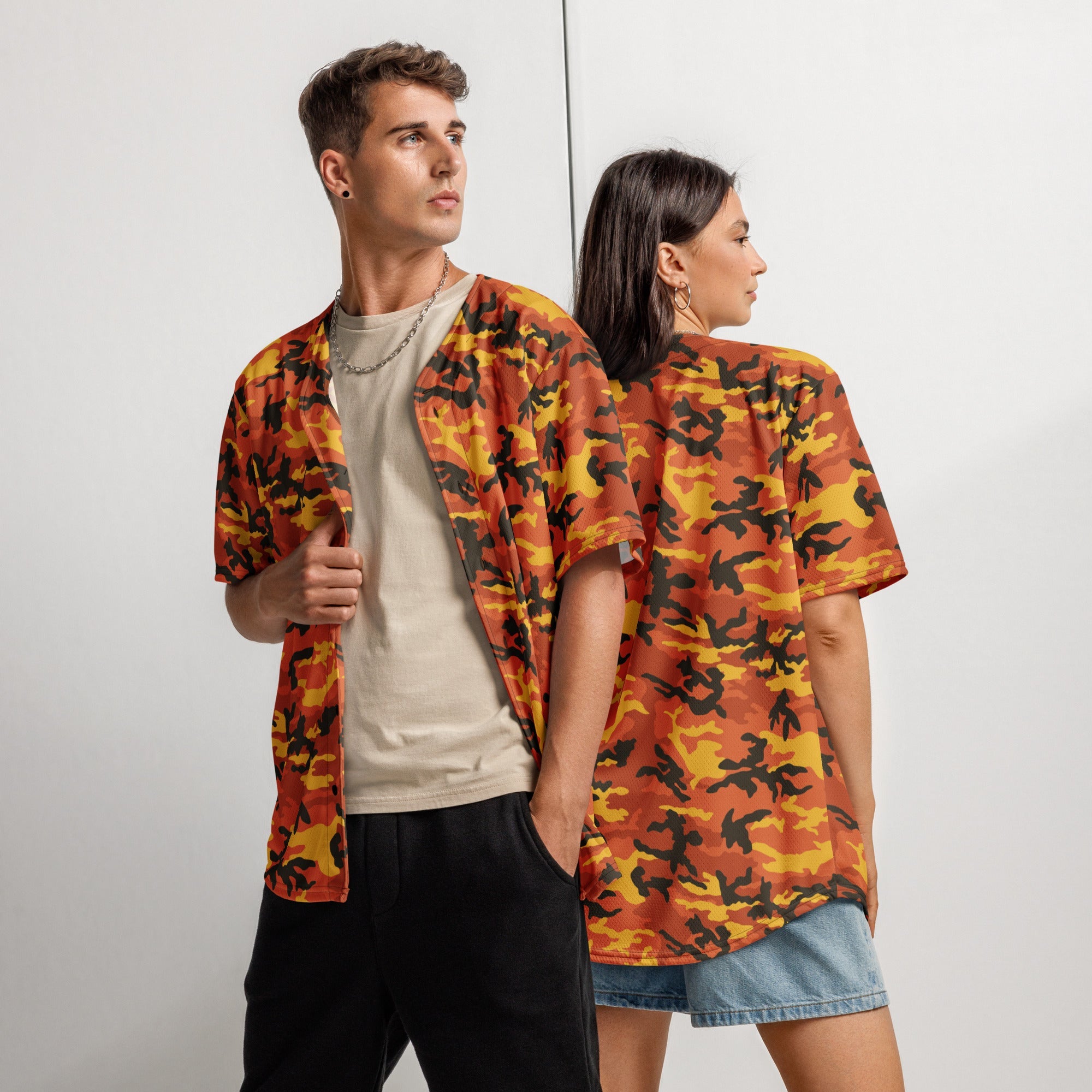 CAMO HQ - American M81 Savage Orange Hunting CAMO Unisex Baseball ...
