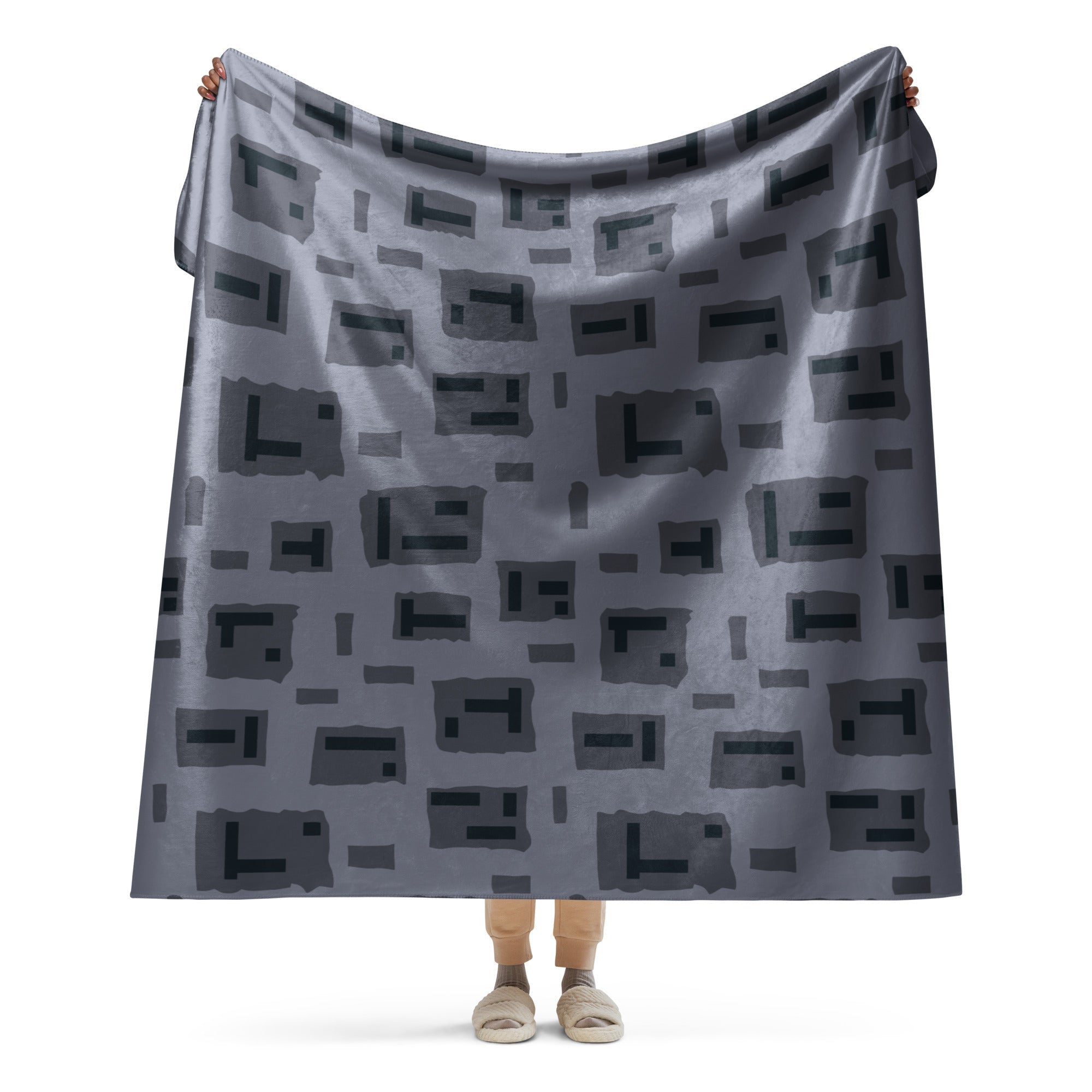 CAMO HQ - American T-Block Urban CAMO Sherpa Blanket - Worldwide Shipping