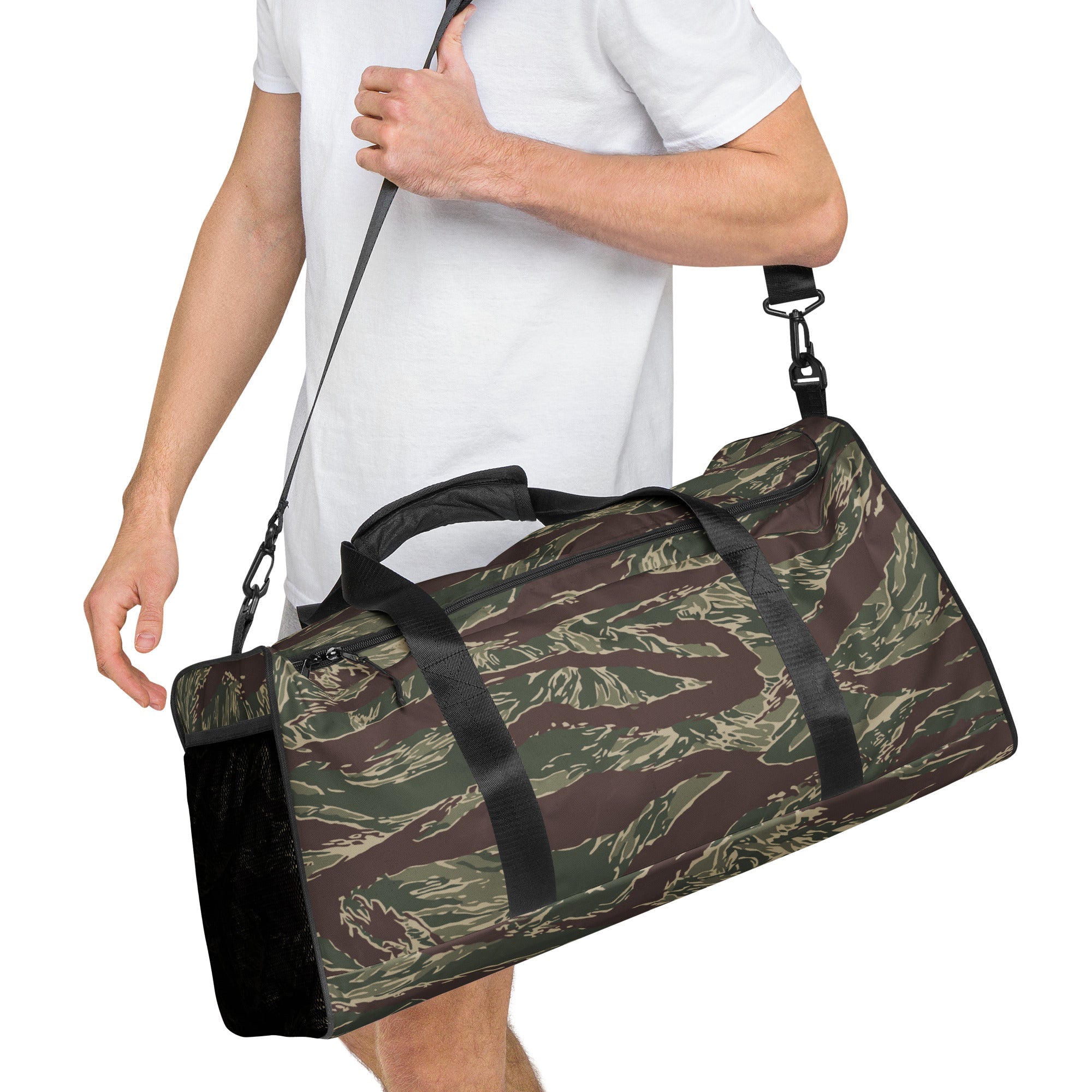 CAMO HQ - American Tiger Stripe Ridgeback CAMO Duffle Bag - Worldwide ...