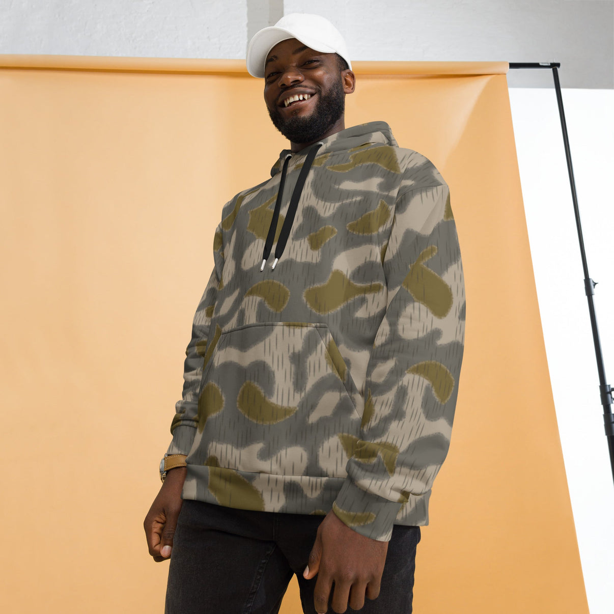 CAMO HQ - Austrian Zeltbahn Sumpfmuster Marsh CAMO Unisex Hoodie ...
