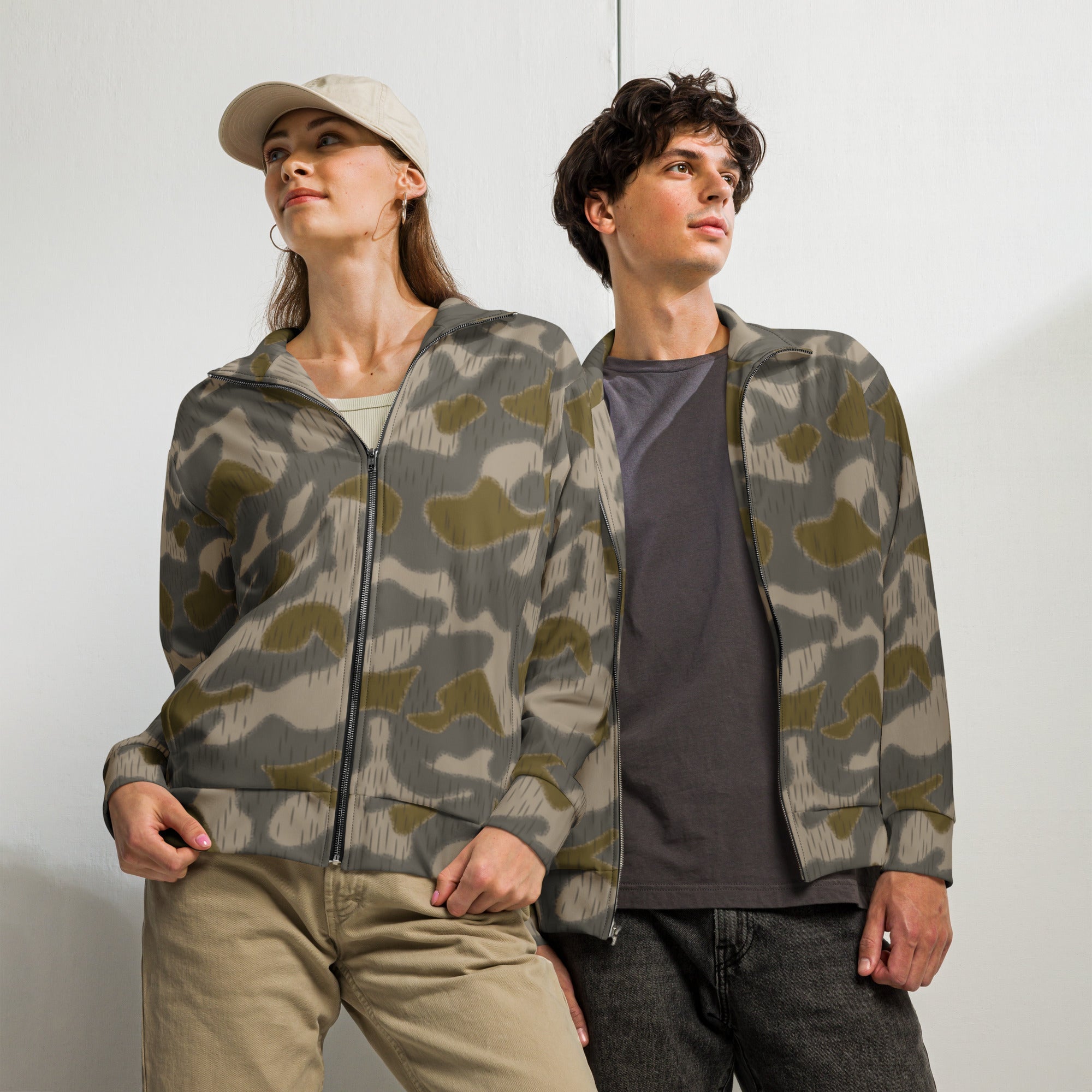 CAMO HQ - Austrian Zeltbahn Sumpfmuster Marsh CAMO Unisex Track Jacket ...