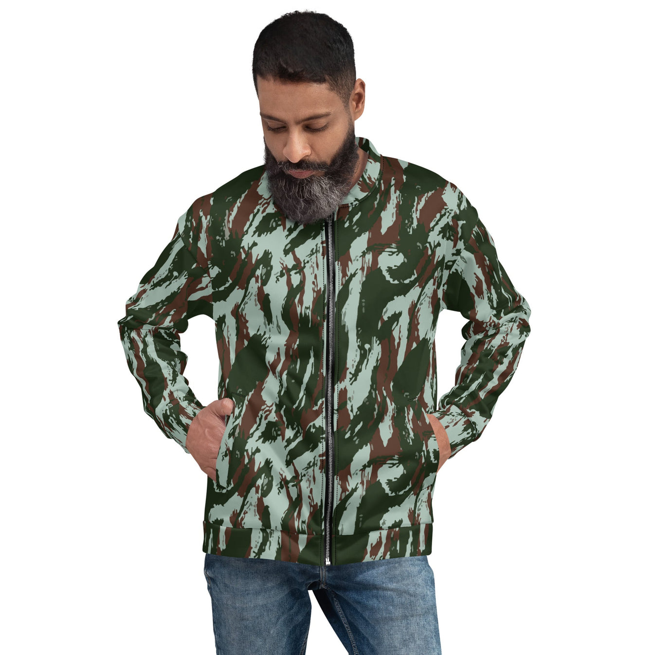 CAMO HQ - Brazilian Lizard Vertical CAMO Unisex Bomber Jacket ...