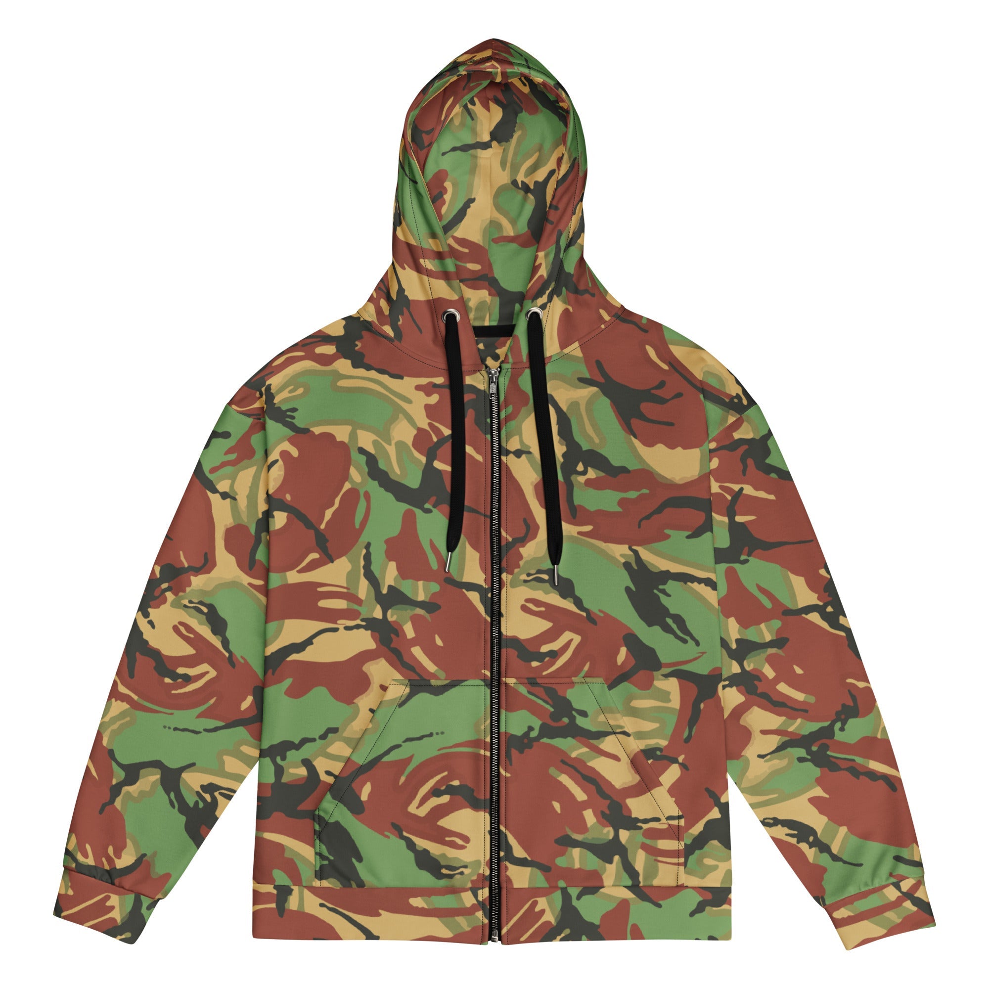 CAMO HQ - British DPM Tropical CAMO Unisex Zip Hoodie - Worldwide Shipping