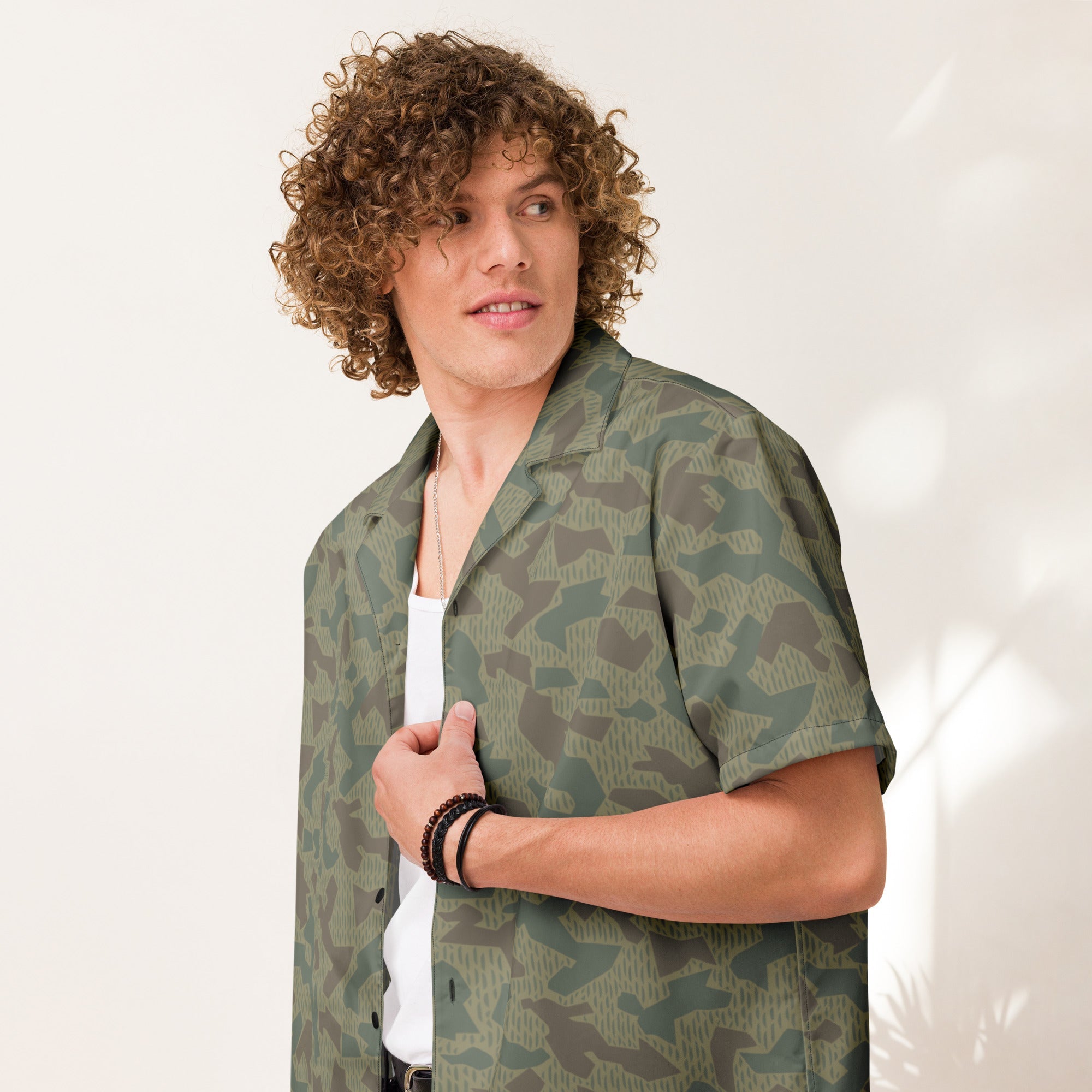 CAMO HQ - Bulgarian 1979 Splinter Airborne CAMO Unisex button shirt ...