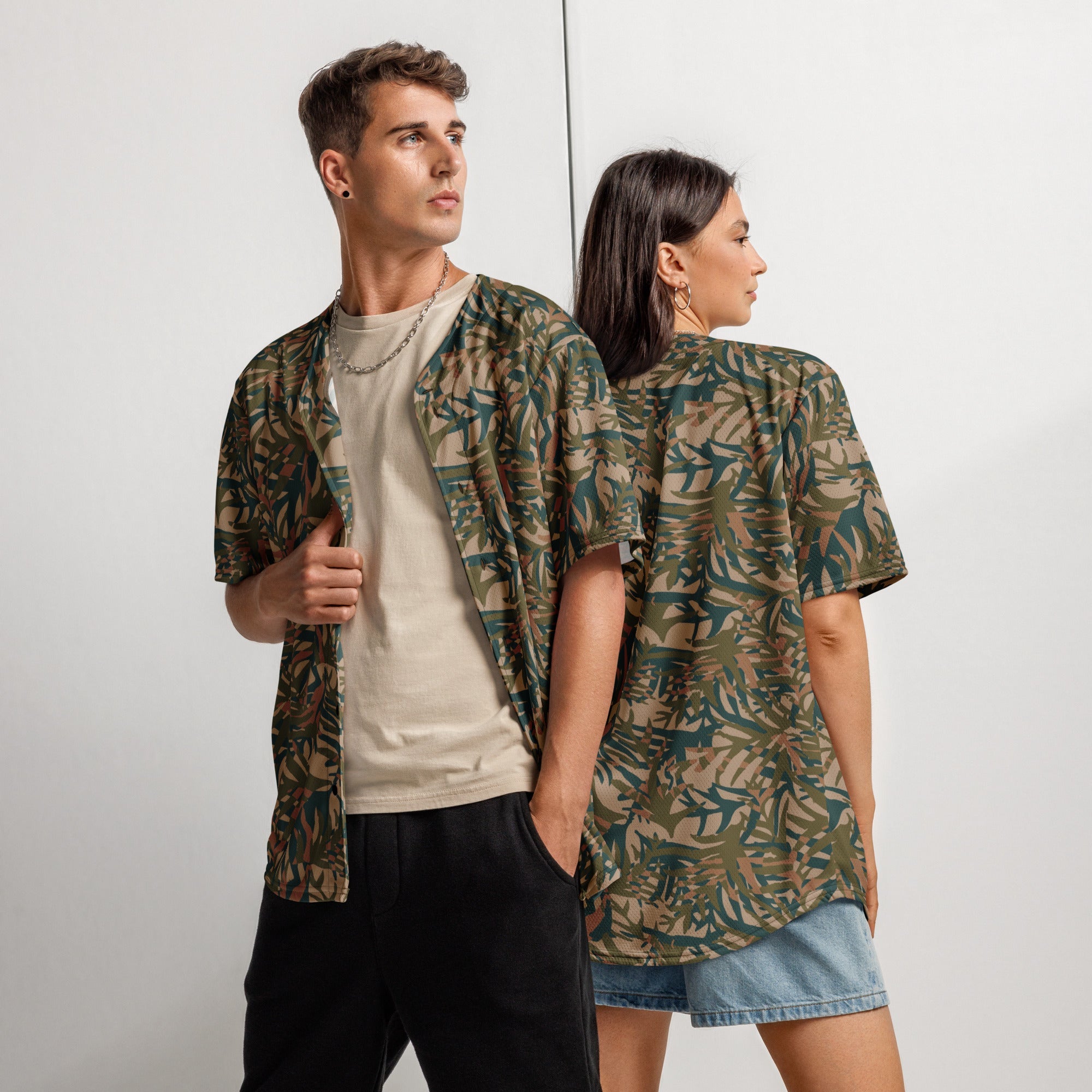 CAMO HQ - Congo Grasslands CAMO Unisex Baseball Jersey - Worldwide Shipping