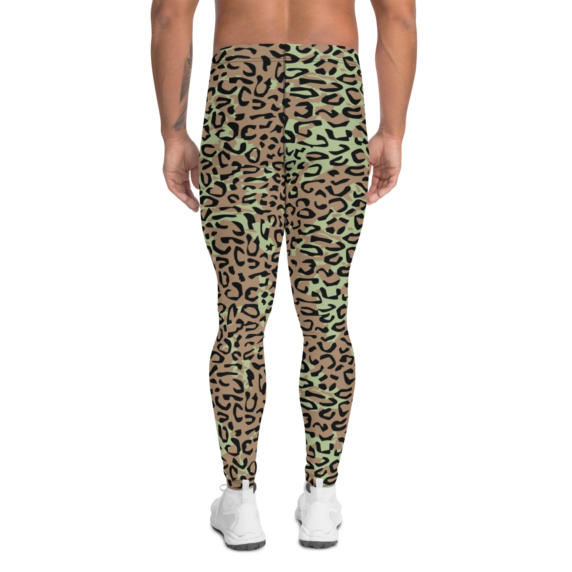 CAMO HQ - Congo (Zaire) Leopard Spot CAMO Mens Leggings - Worldwide ...