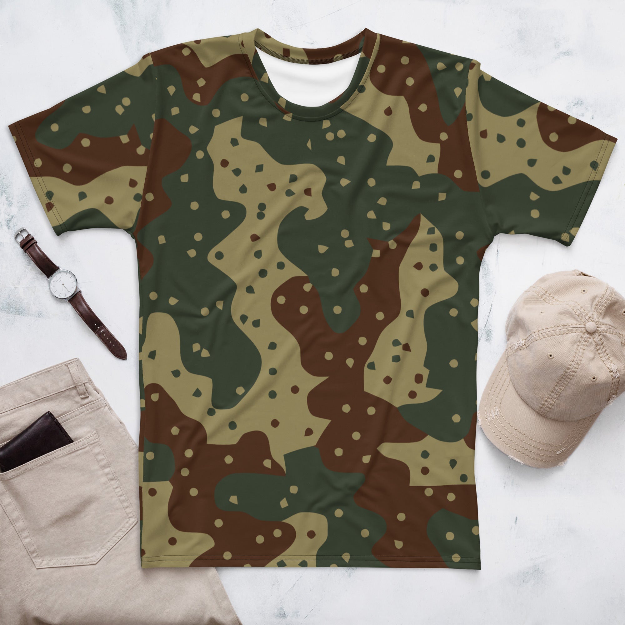 CAMO HQ - German Ambush Daimler-Benz Tank CAMO Mens T-Shirt - Worldwide ...