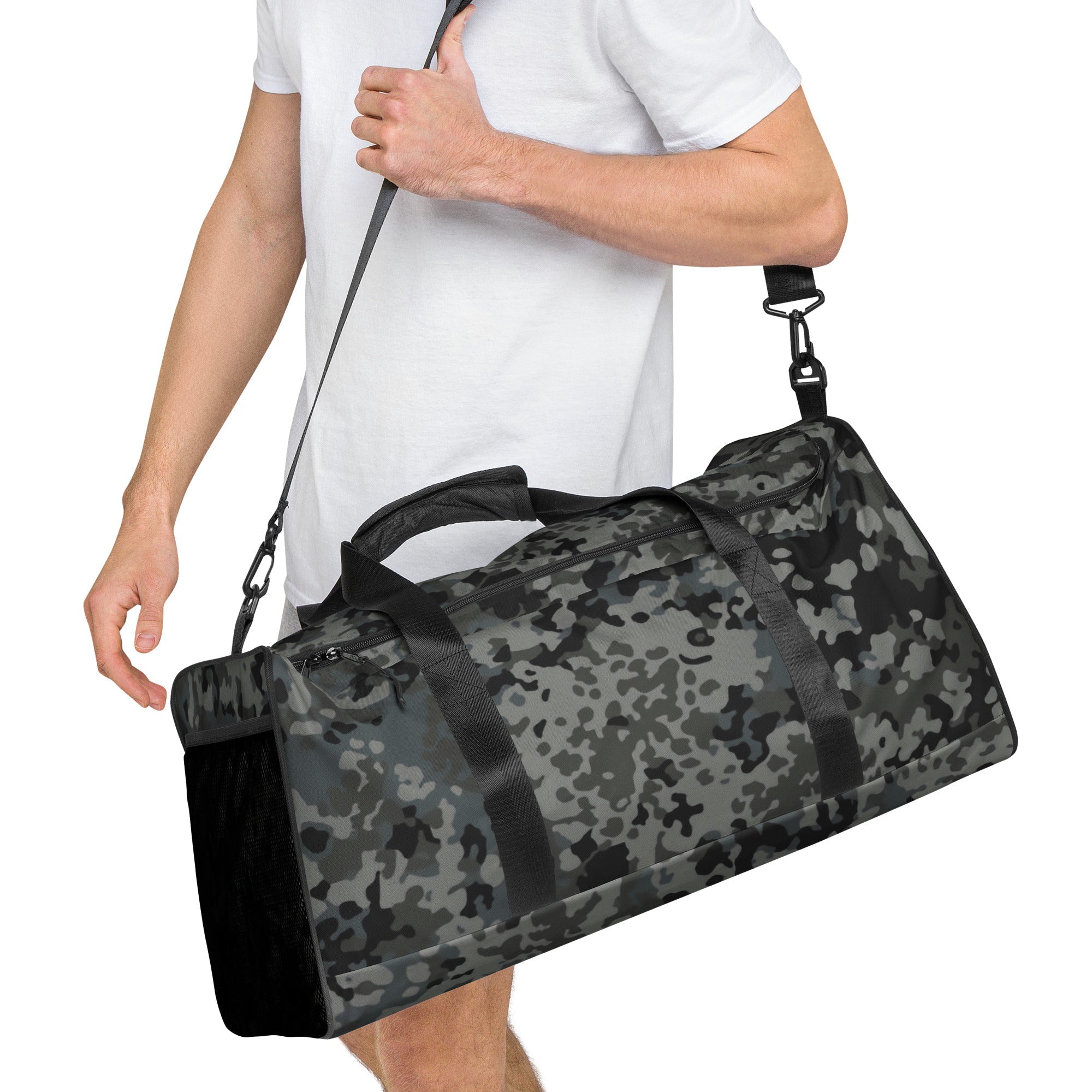 CAMO HQ - German Flecktarn Urban CAMO Duffle Bag - Worldwide Shipping