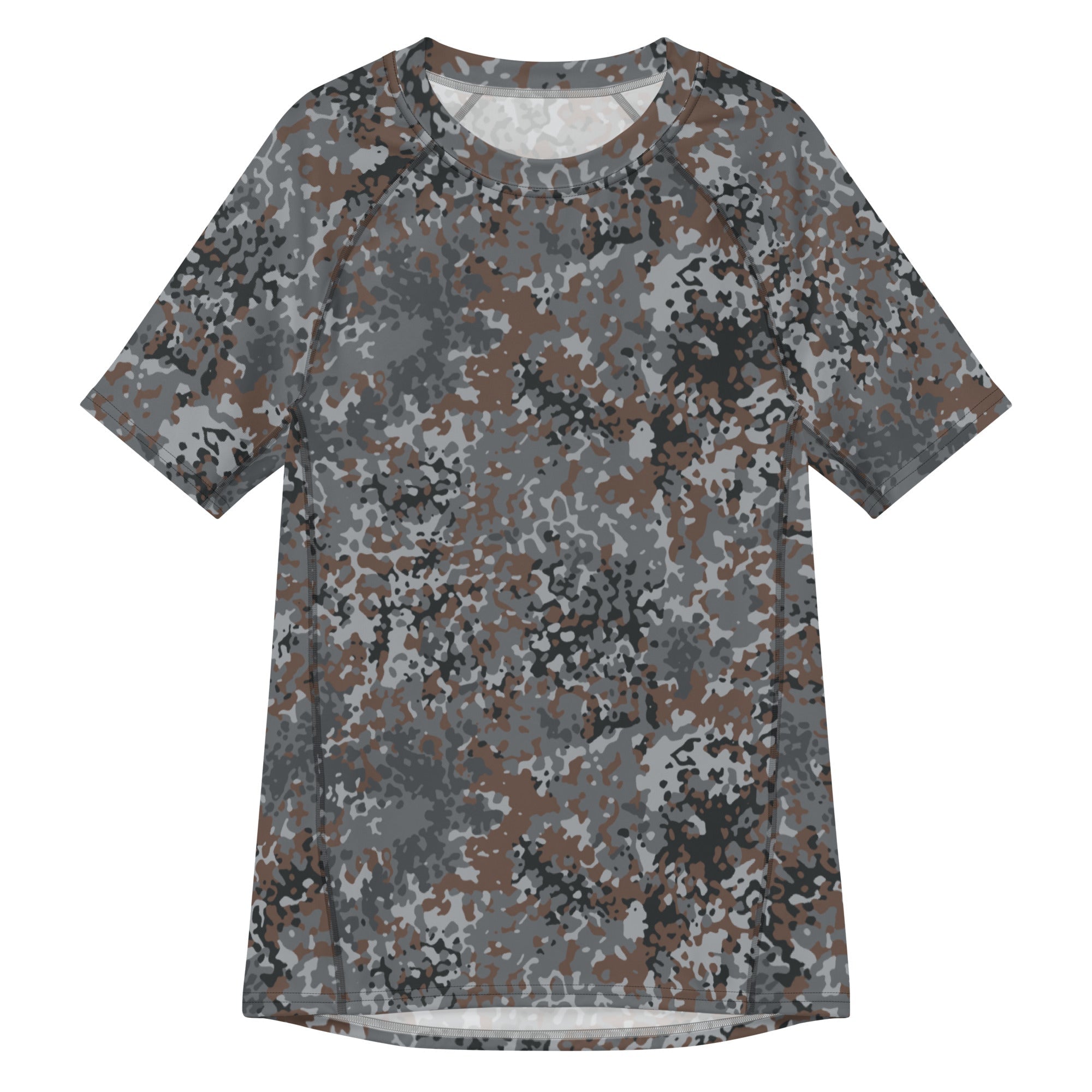 CAMO HQ - German Flecktarn Urban CAMO Mens Short-Sleeve Rash Guard ...