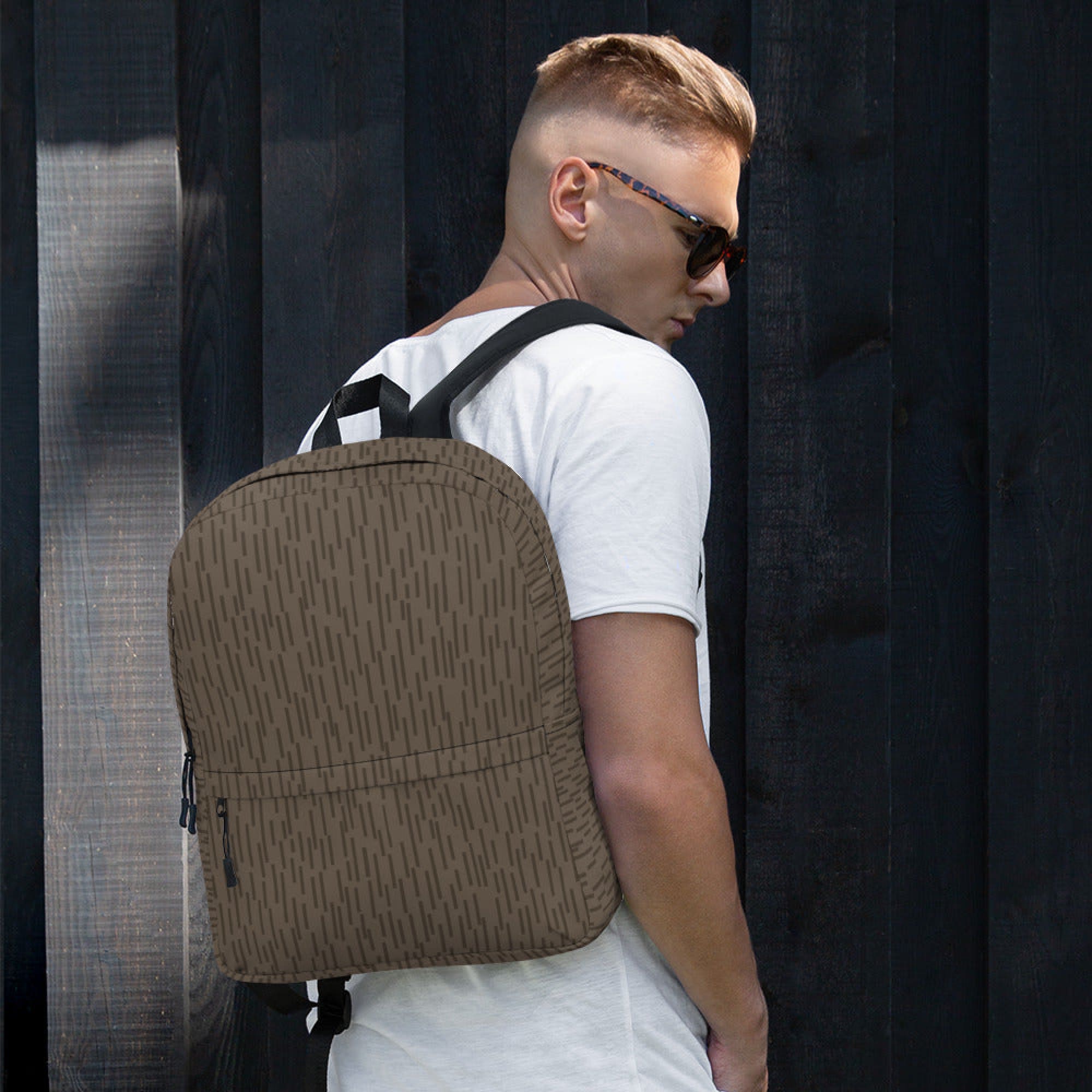 CAMO HQ - German Strichtarn Brown CAMO Backpack - Worldwide Shipping