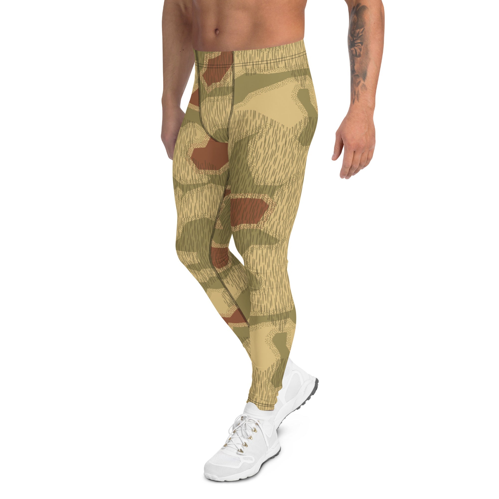 CAMO HQ - German Sumpfmuster 44 CAMO Mens Leggings - Worldwide Shipping