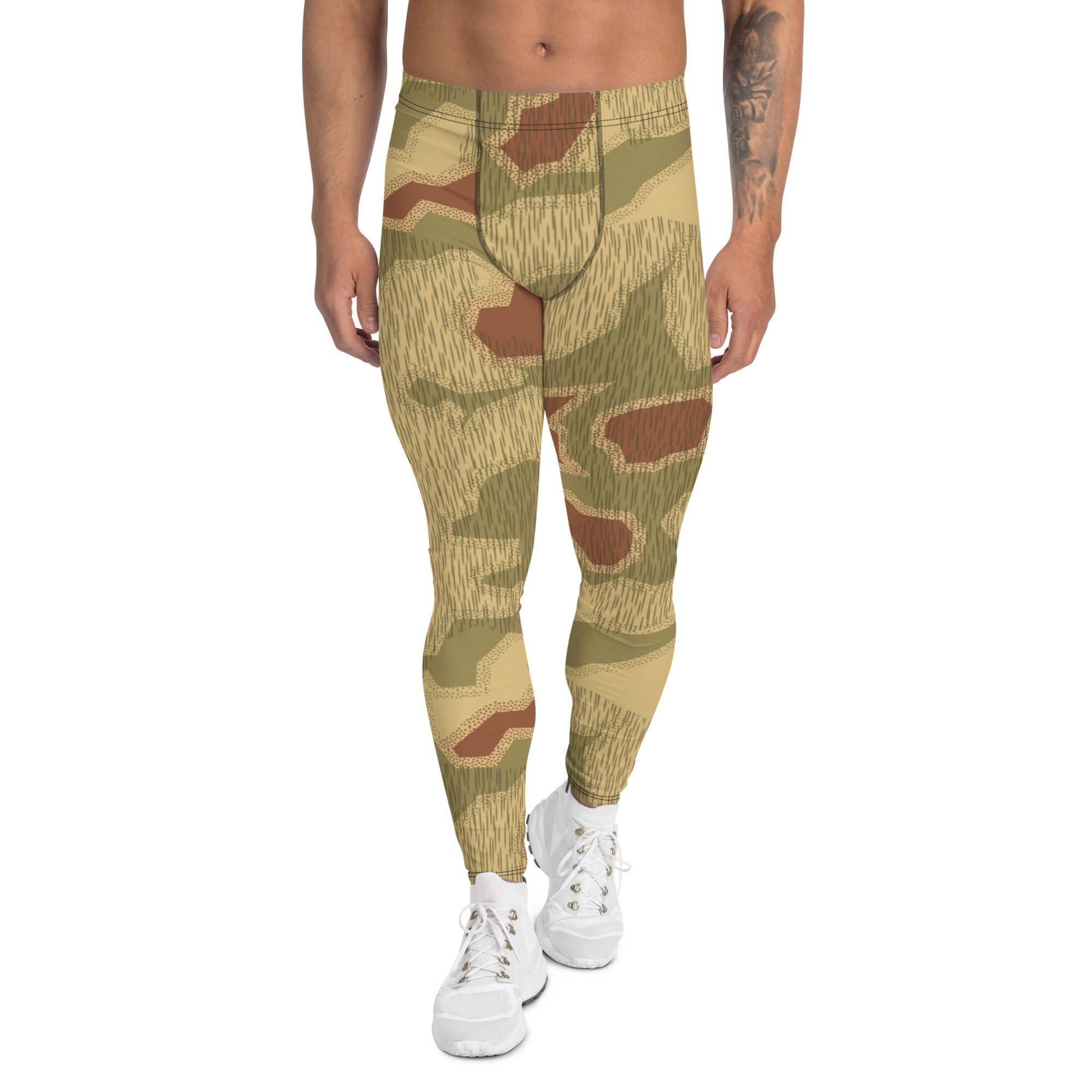 CAMO HQ - German Sumpfmuster 44 CAMO Mens Leggings - Worldwide Shipping