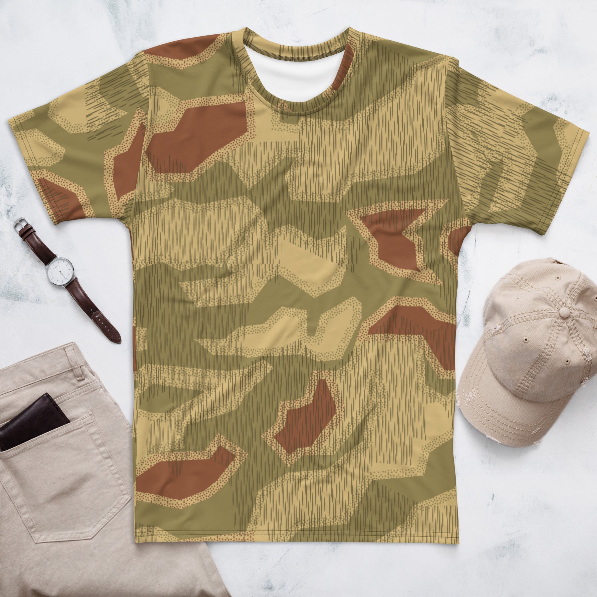 CAMO HQ - German Sumpfmuster 44 CAMO Mens t-shirt - Worldwide Shipping