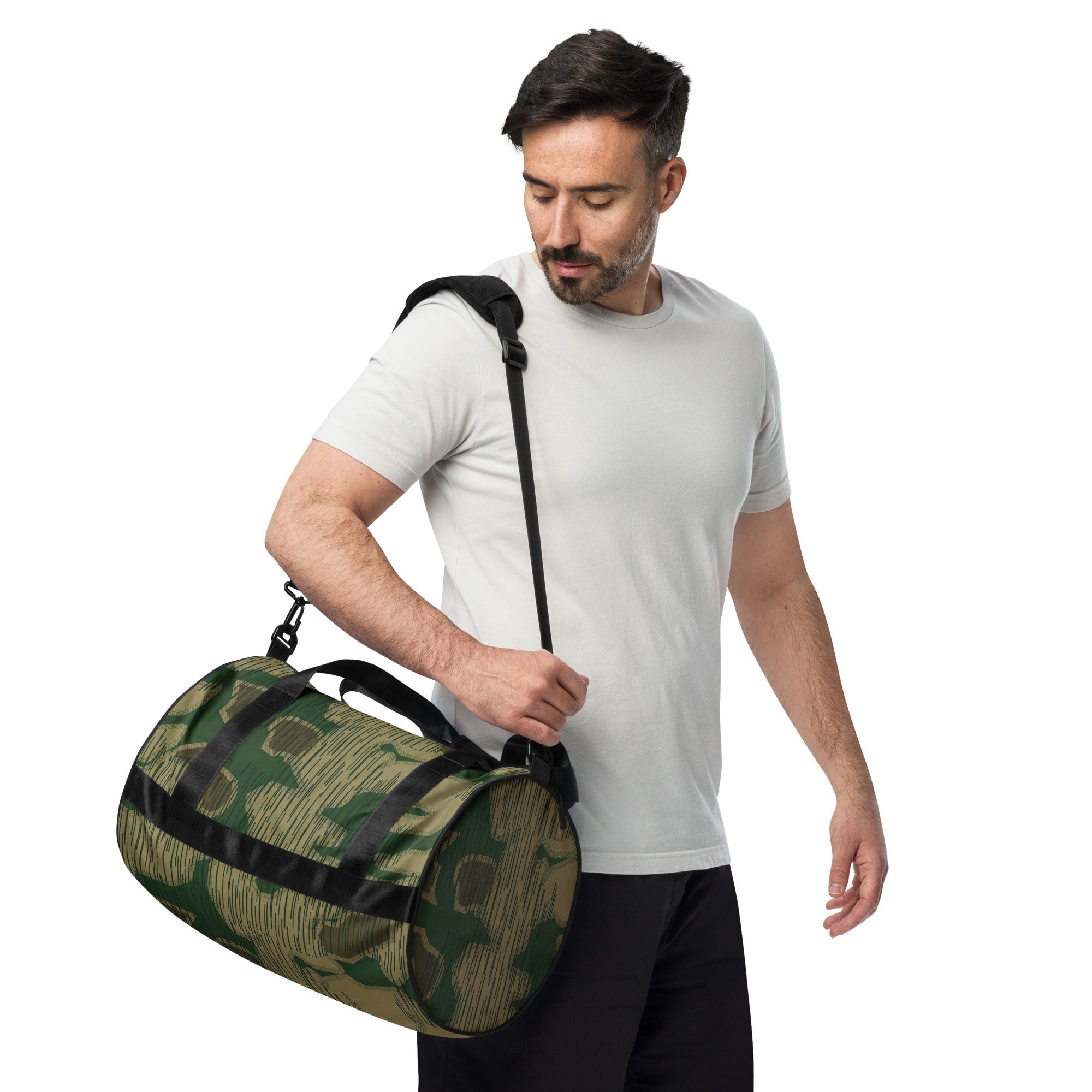 CAMO HQ - German Sumpfmuster Marsh CAMO Gym Bag - Worldwide Shipping