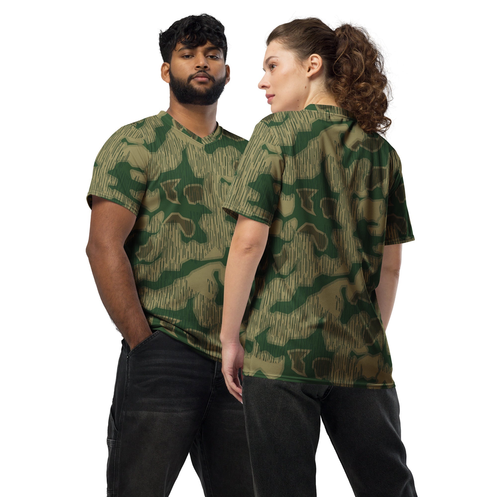 CAMO HQ - German Sumpfmuster Marsh CAMO Unisex Sports Jersey ...