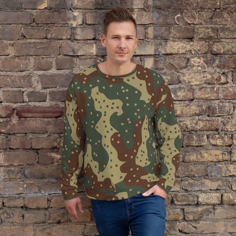 CAMO HQ - German WW2 Ambush Daimler-Benz Tank CAMO Unisex Sweatshirt