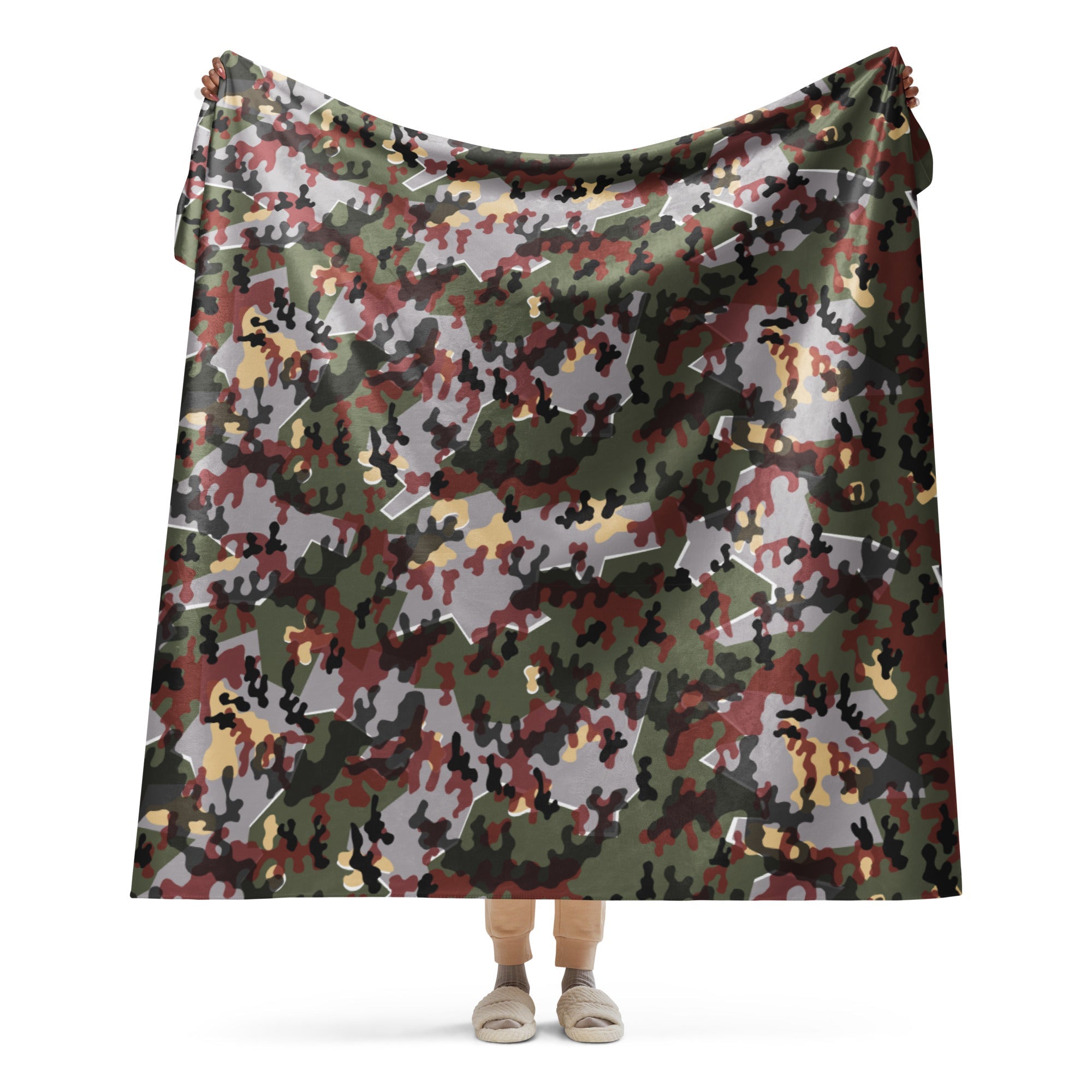 CAMO HQ - German Zelt-tarnmuster Winter CAMO Sherpa blanket - Worldwide ...