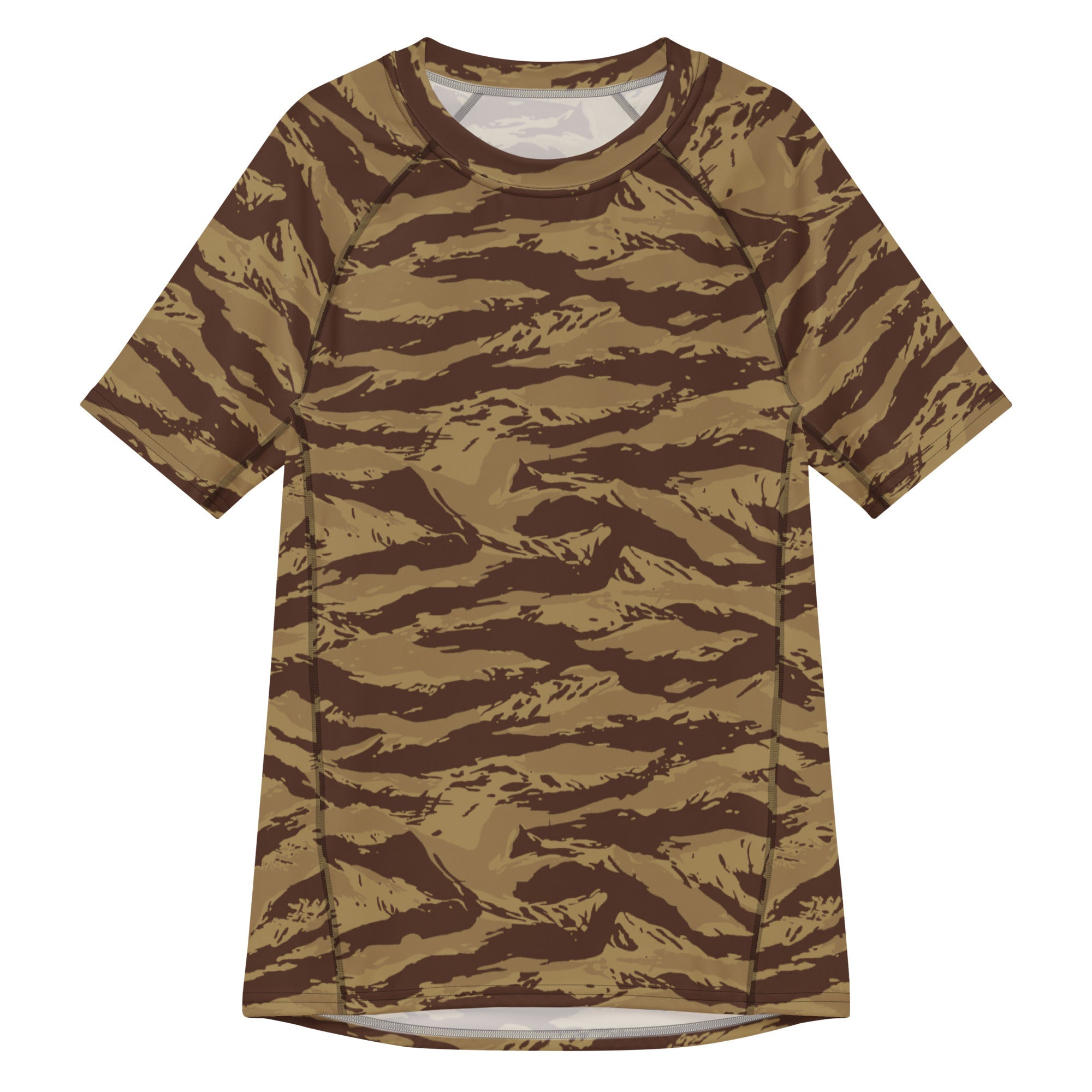 CAMO HQ - Greek Lizard Desert CAMO Mens Short-Sleeve Rash Guard ...