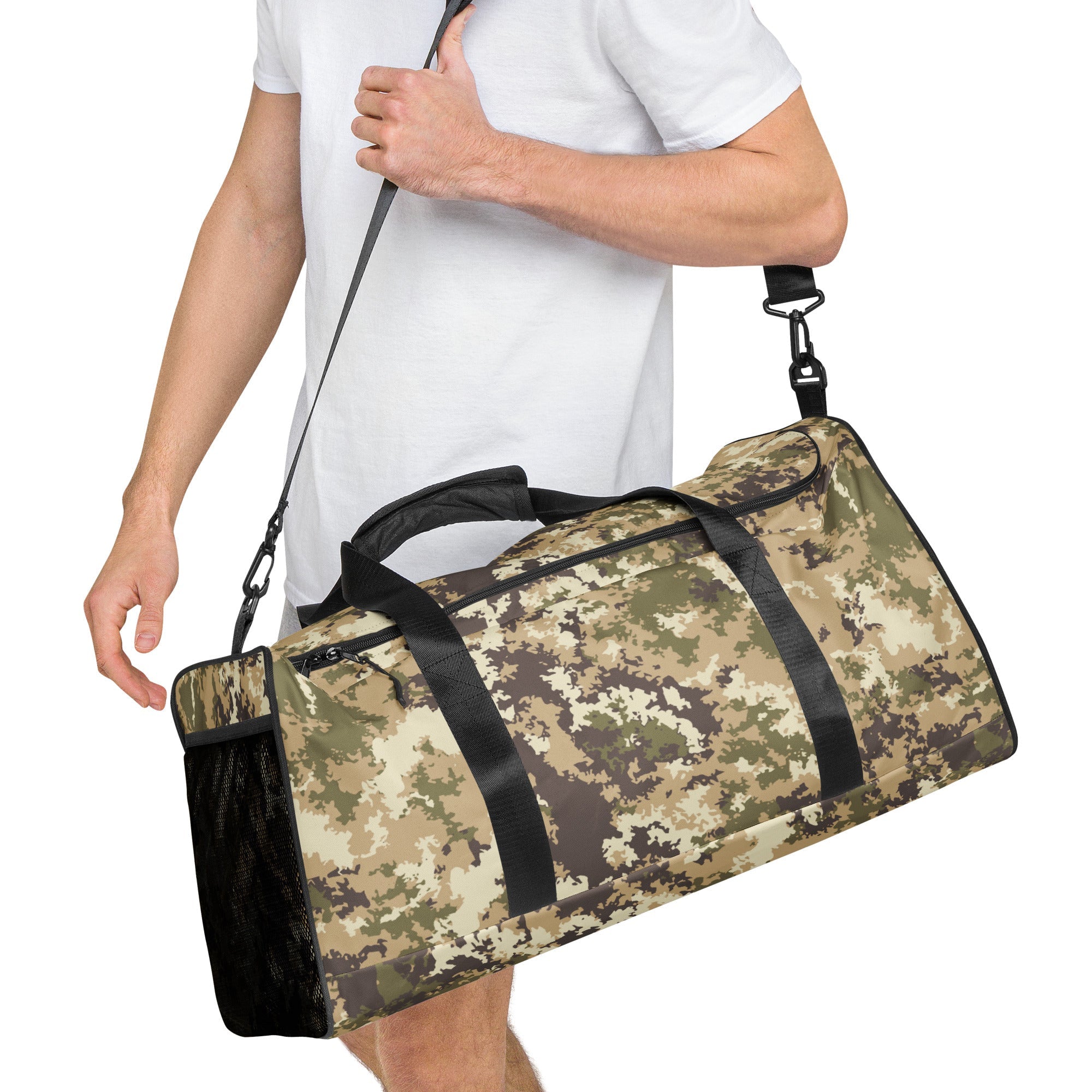 CAMO HQ - Italian Mimetico Vegetata Multiland CAMO Duffle bag ...