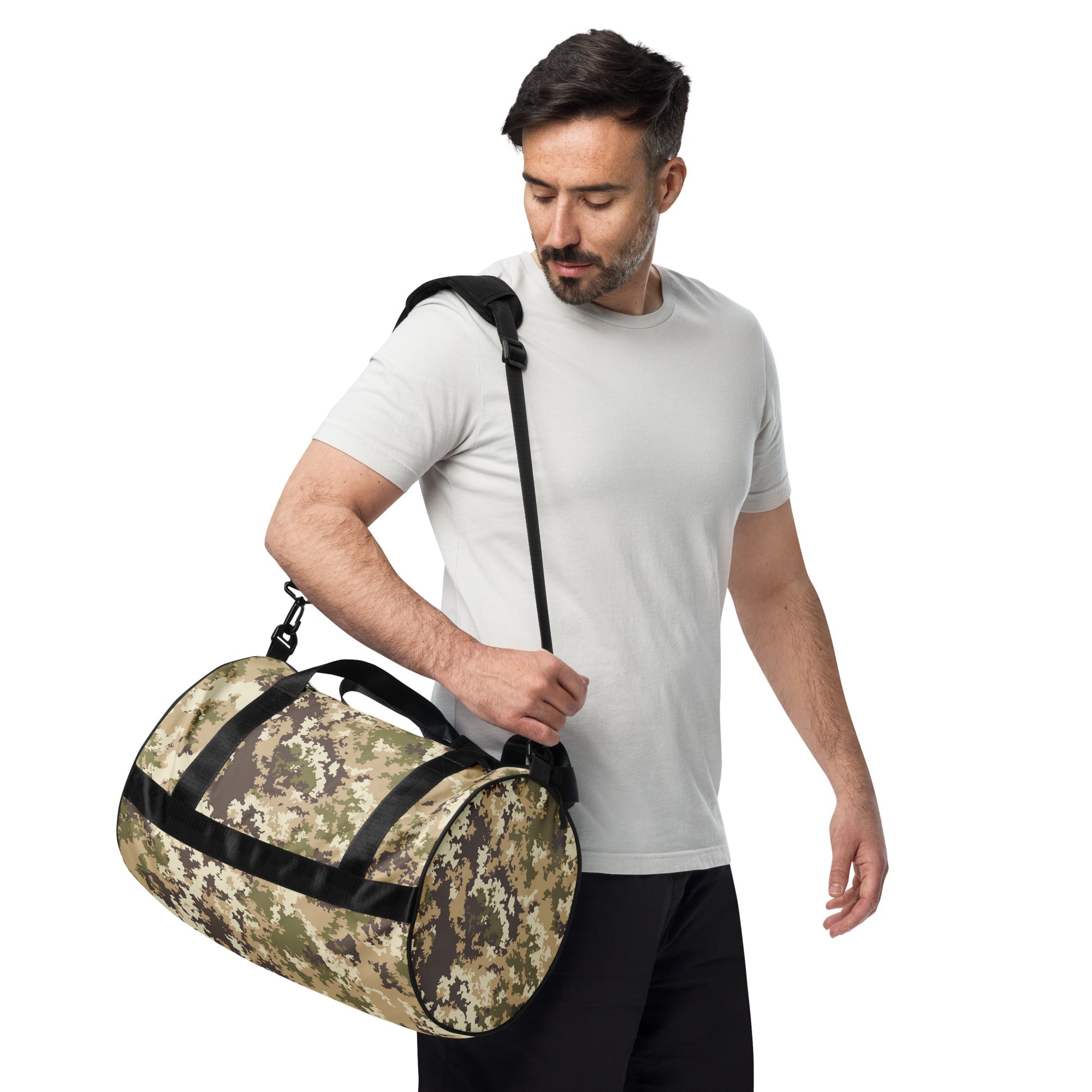 CAMO HQ - Italian Mimetico Vegetata Multiland CAMO Gym Bag - Worldwide ...