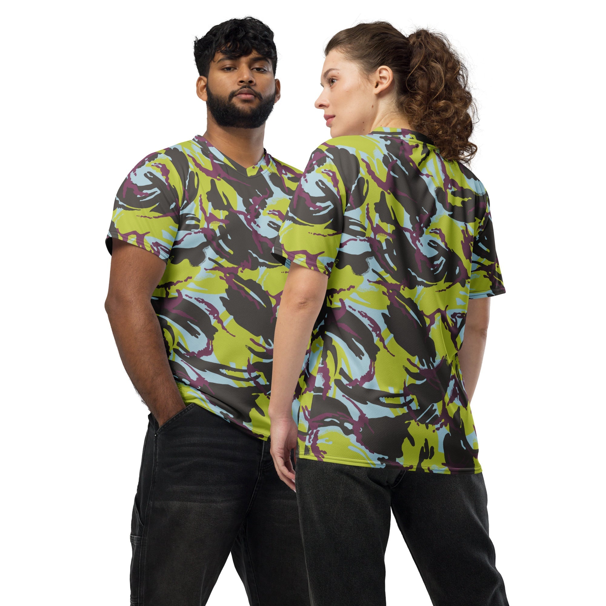 CAMO HQ - Kenyan DPM Navy CAMO unisex sports jersey - Worldwide Shipping