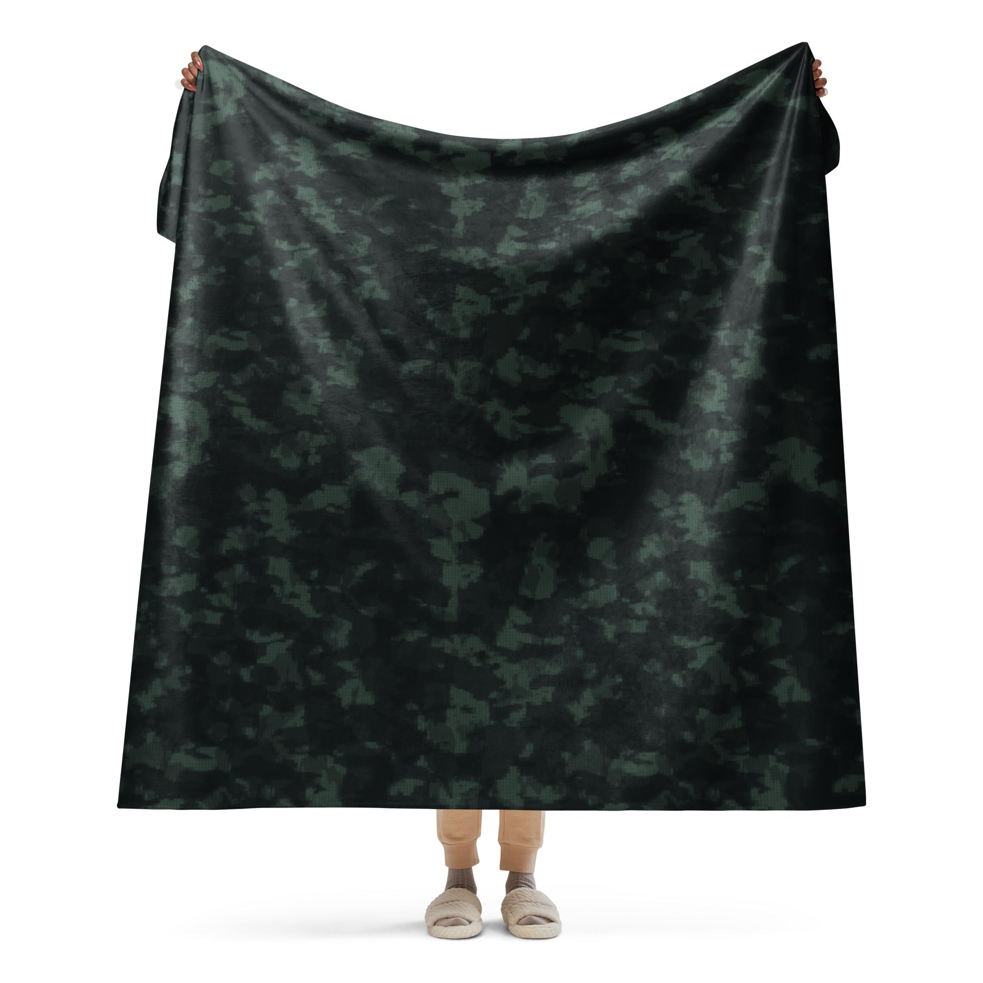 CAMO HQ - Metal Gear Solid (MGS) Night Desert CAMO Sherpa Blanket ...