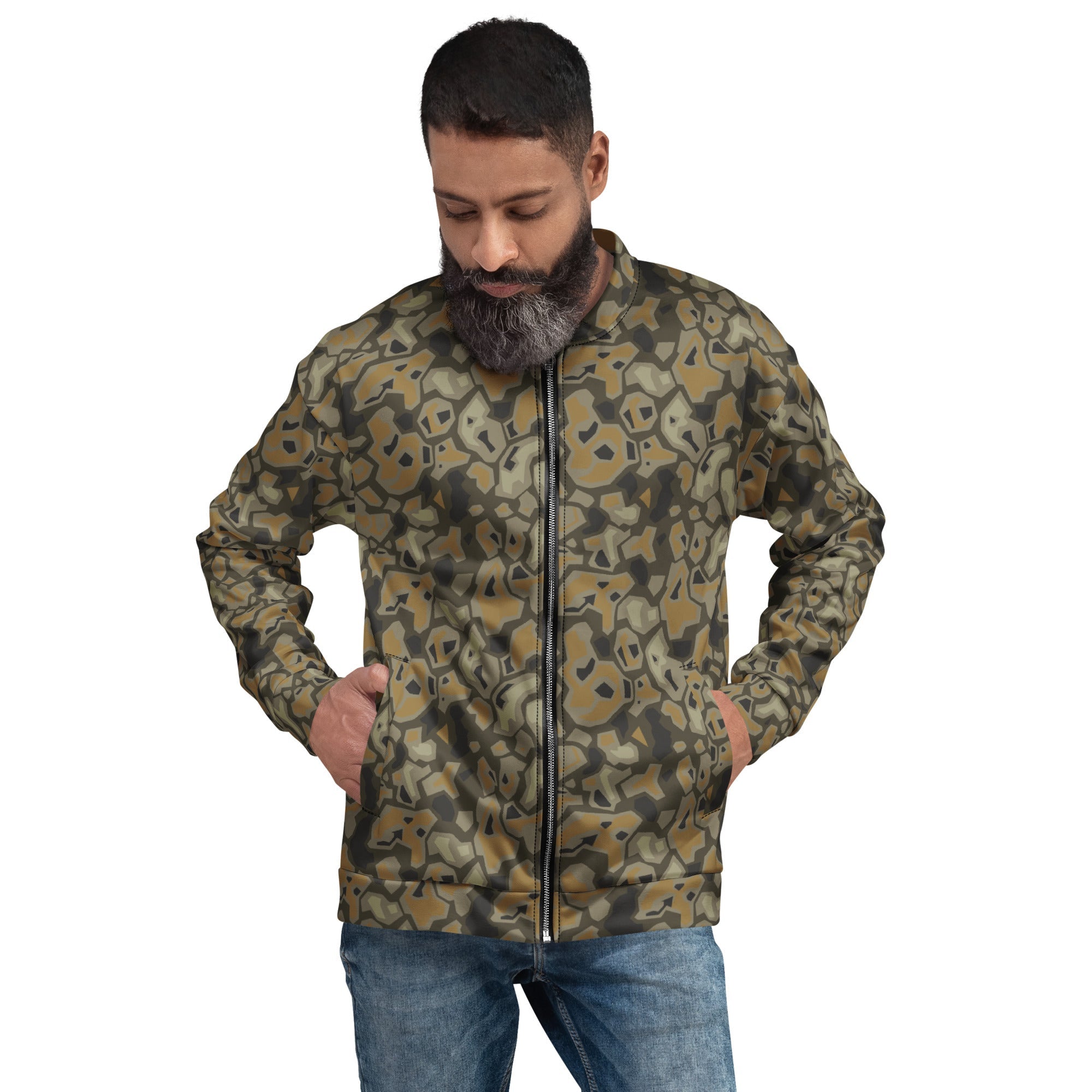 CAMO HQ - Metal Gear Solid (MGS) Rock CAMO Unisex Bomber Jacket ...