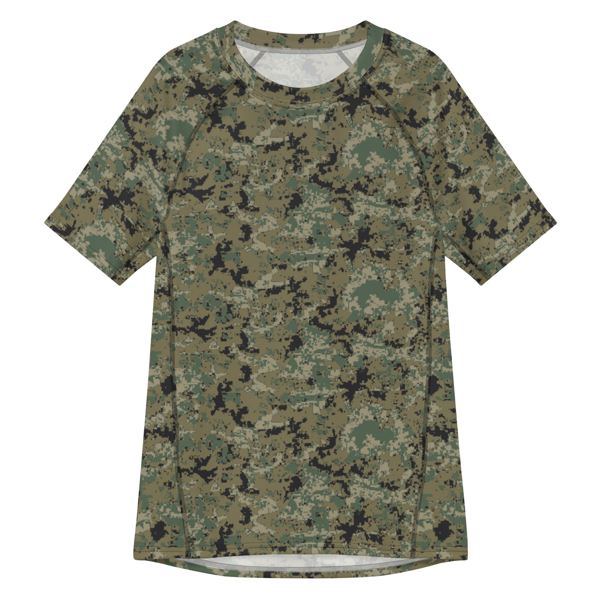 CAMO HQ - Mexican Army Digital Woodland CAMO Mens Short-Sleeve Rash ...
