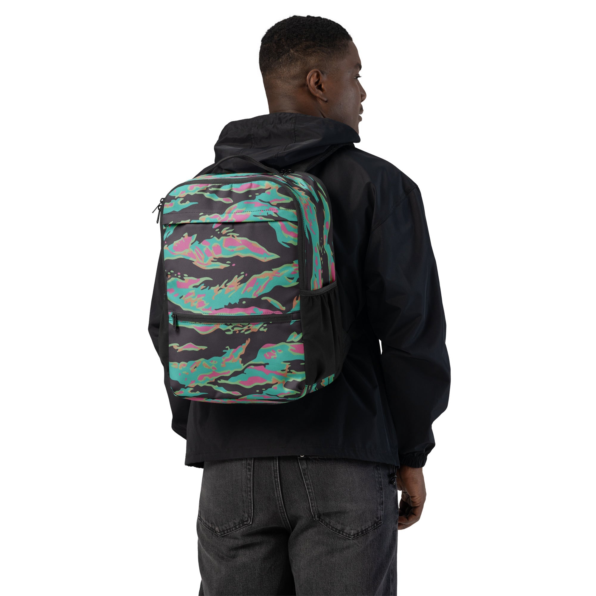 CAMO HQ - Miami Tiger Stripe CAMO Utility Backpack - Worldwide Shipping