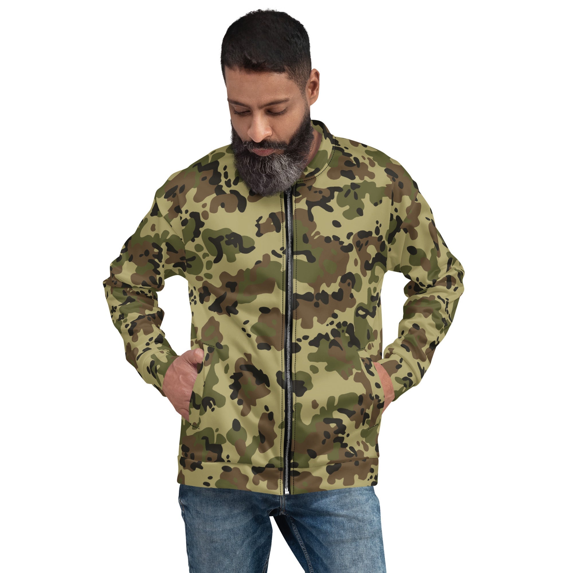 CAMO HQ - Romanian Flecktarn CAMO Unisex Bomber Jacket - Worldwide Shipping