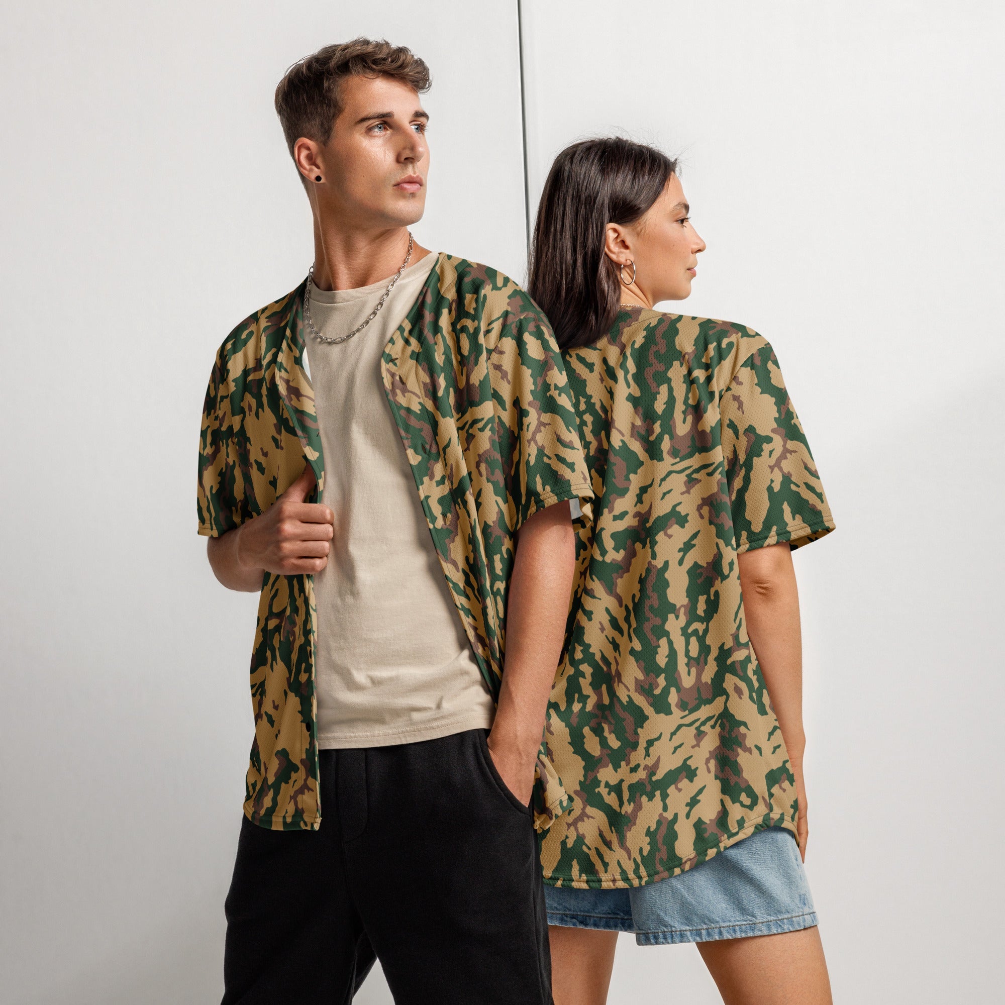 CAMO HQ - Russian Barvikha Desert CAMO baseball jersey - Worldwide Shipping