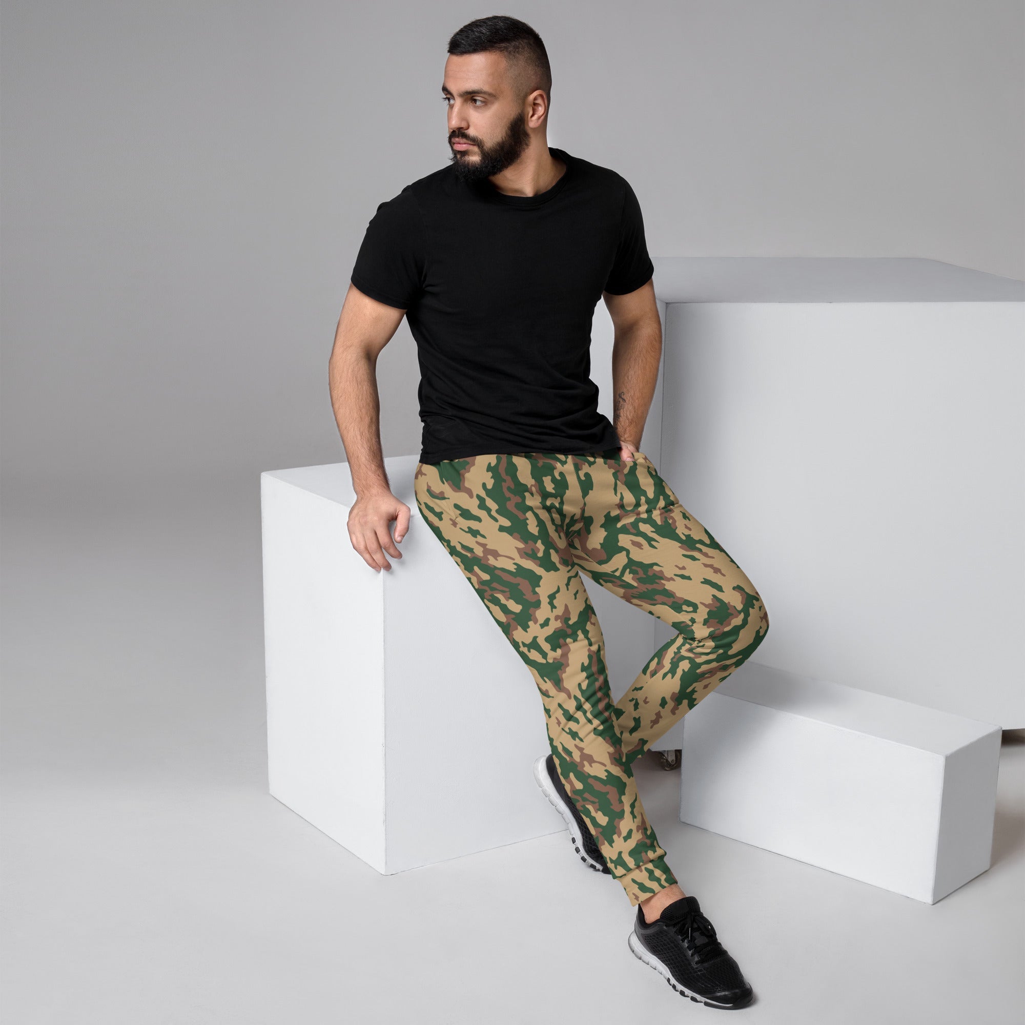 CAMO HQ - Russian Barvikha Desert CAMO Mens Joggers - Worldwide Shipping