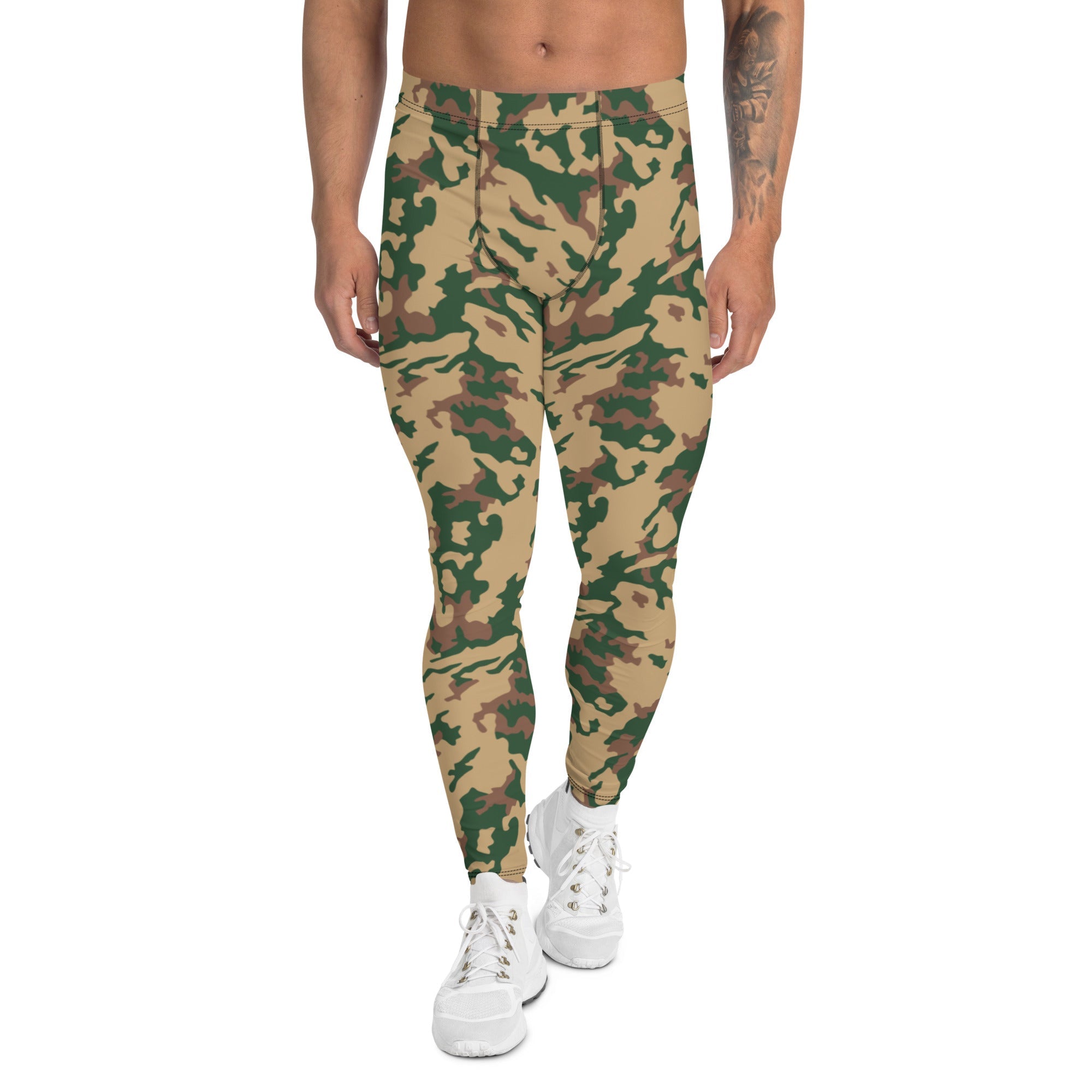 CAMO HQ - Russian Barvikha Desert CAMO Mens Leggings - Worldwide Shipping