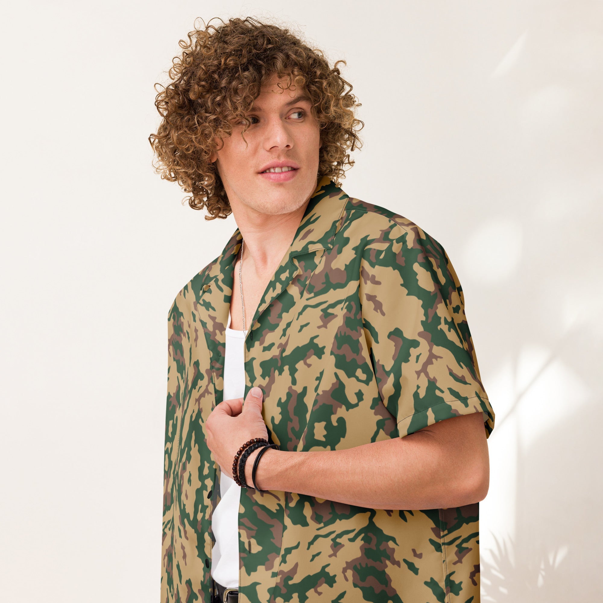 CAMO HQ - Russian Barvikha Desert CAMO Unisex Short-Sleeve Button Shirt ...