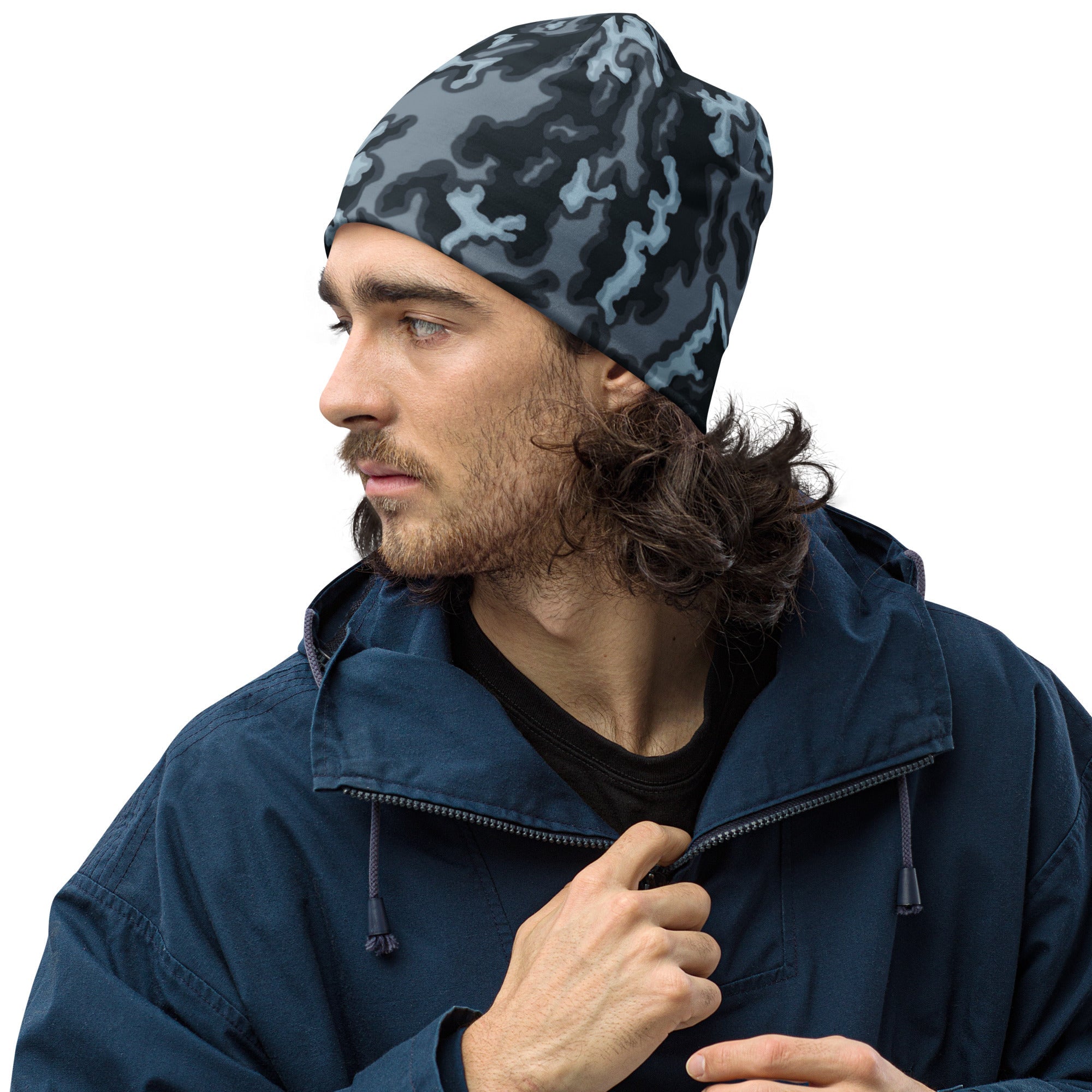 CAMO HQ - Russian Barvikha Night CAMO Beanie - Worldwide Shipping
