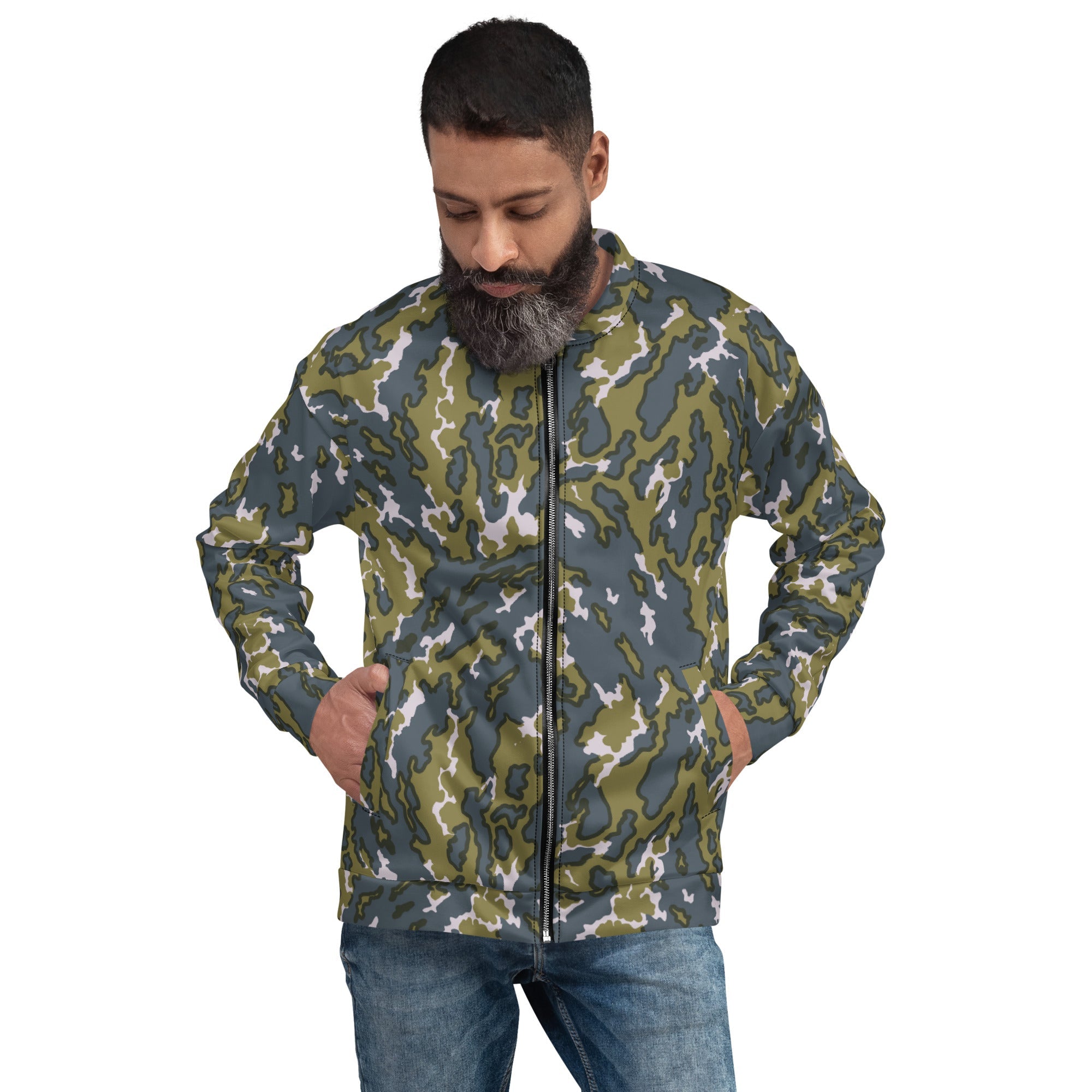 CAMO HQ - Russian Barvikha Tundra CAMO Unisex Bomber Jacket - Worldwide ...