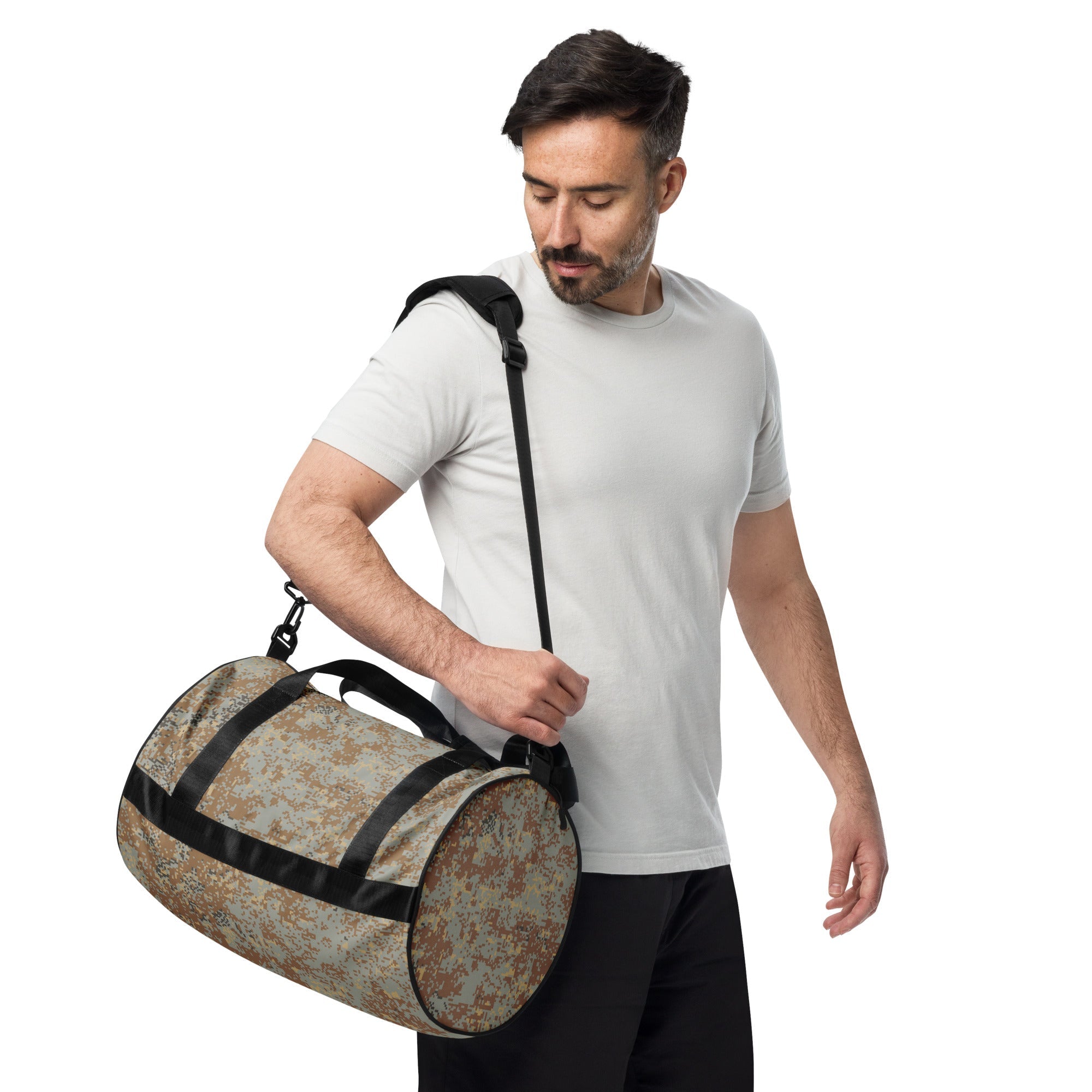 CAMO HQ - Russian Digital EMR Desert CAMO gym bag - Worldwide Shipping