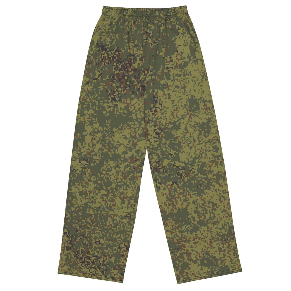 CAMO HQ - Russian Digital EMR Woodland CAMO unisex wide-leg pants ...