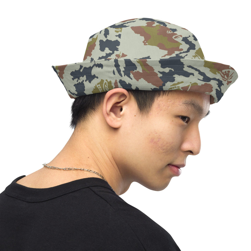 CAMO HQ - Russian KLMK Spetsnaz Tundra CAMO Reversible Bucket Hat ...