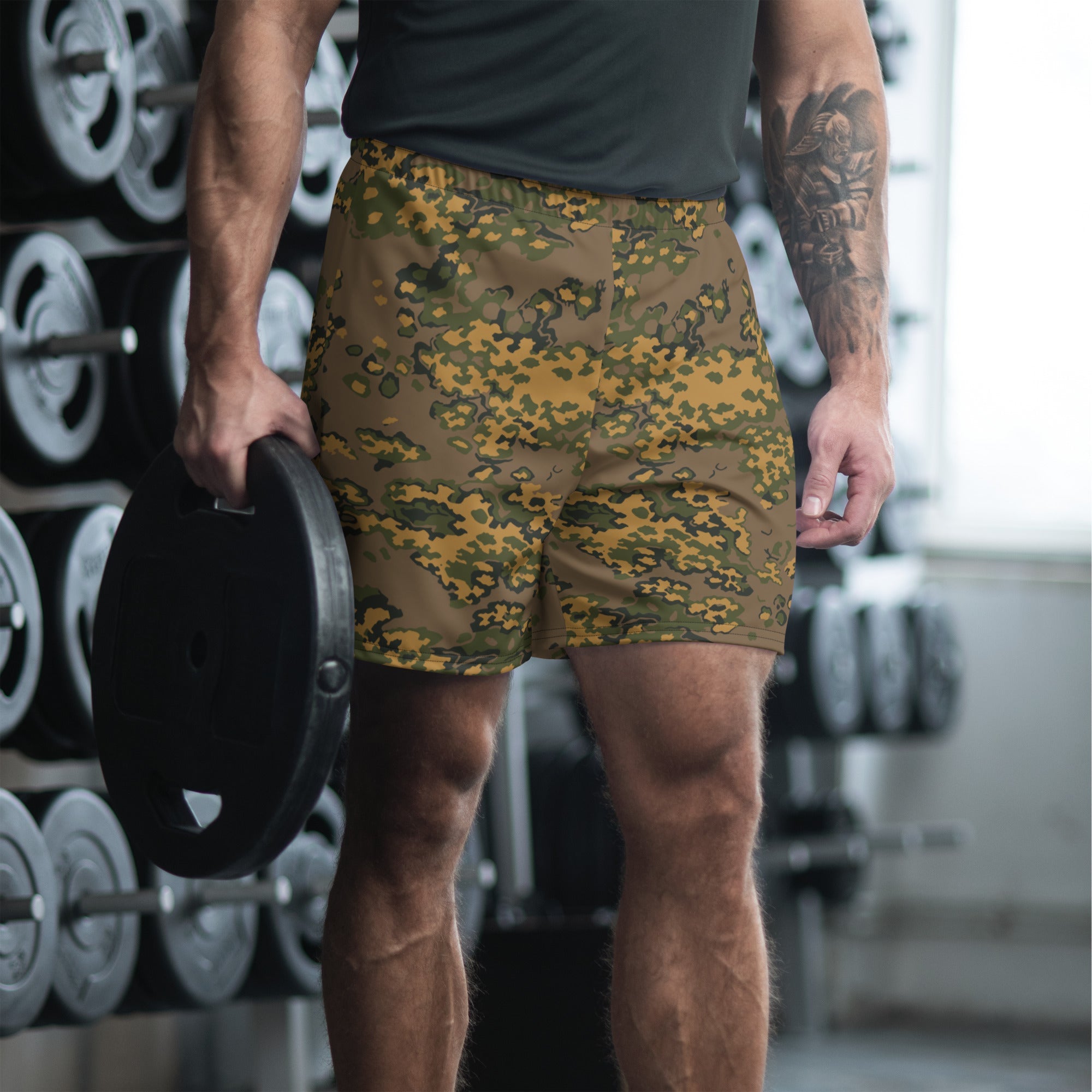 CAMO HQ - Russian Partizan Autumn CAMO Unisex Athletic Long Shorts ...