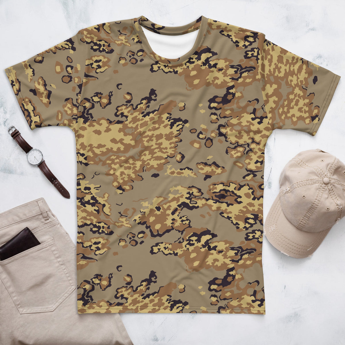 CAMO HQ - Russian Partizan Desert CAMO Mens t-shirt - Worldwide Shipping